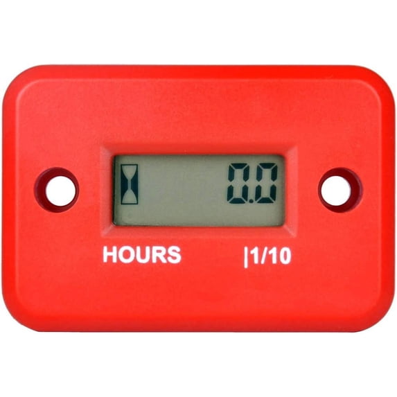 Runleader Digital Maintenance Hour Meter Gas Engine LCD Generator Spark ...