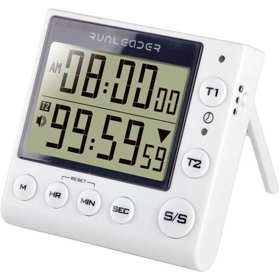 Runleader Digital Timer Loud Alarm LCD Display Kitchen Countdown Timer ...
