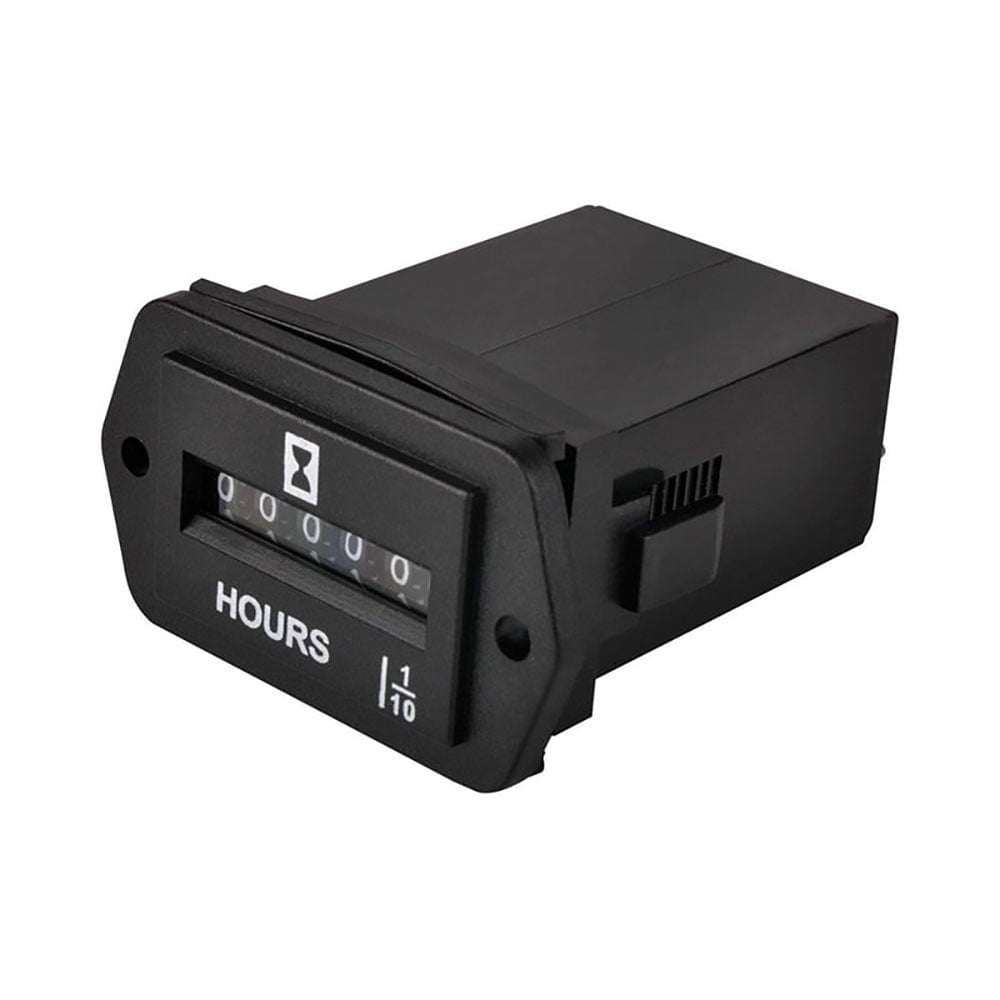 Runleader HM002 DC 6-80V Snap-in Mechanical Hour Meter TOT Hours ...