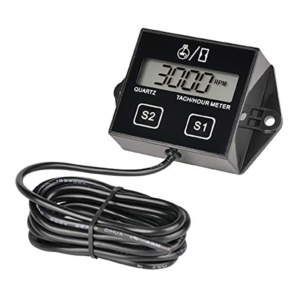 Runleader HM011A Digital Hour Meter Tachometer Maintenance Reminder ...