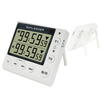 Mainstays Digital Kitchen Timer, Magnetic Countdown Count up Timer with Large LCD Display ...