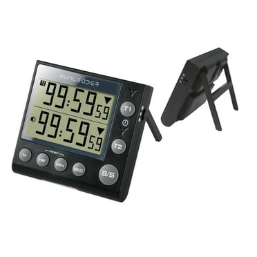 Runleader Digital 9999 Days Events Timer,Countdown Tracking,Stopwatch Record,Calendar&Clock ...