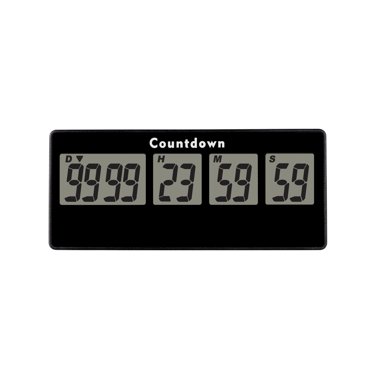 LED Countdown Clock Digital Timer 999 Days Retirement Reusable Clock ...