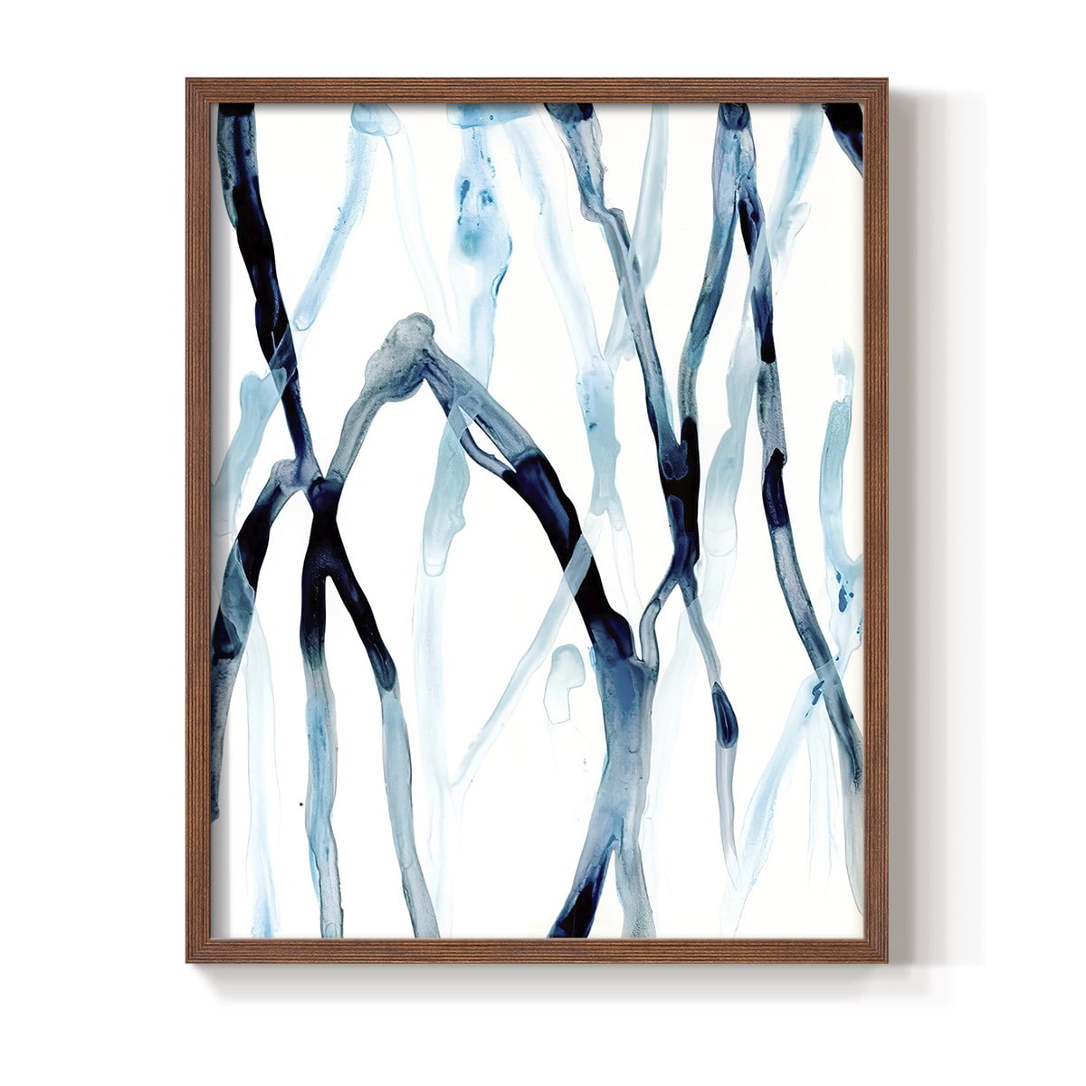 Runnel I Framed Print in Brown Solid Wood Framed Print No Nail Hanging ...