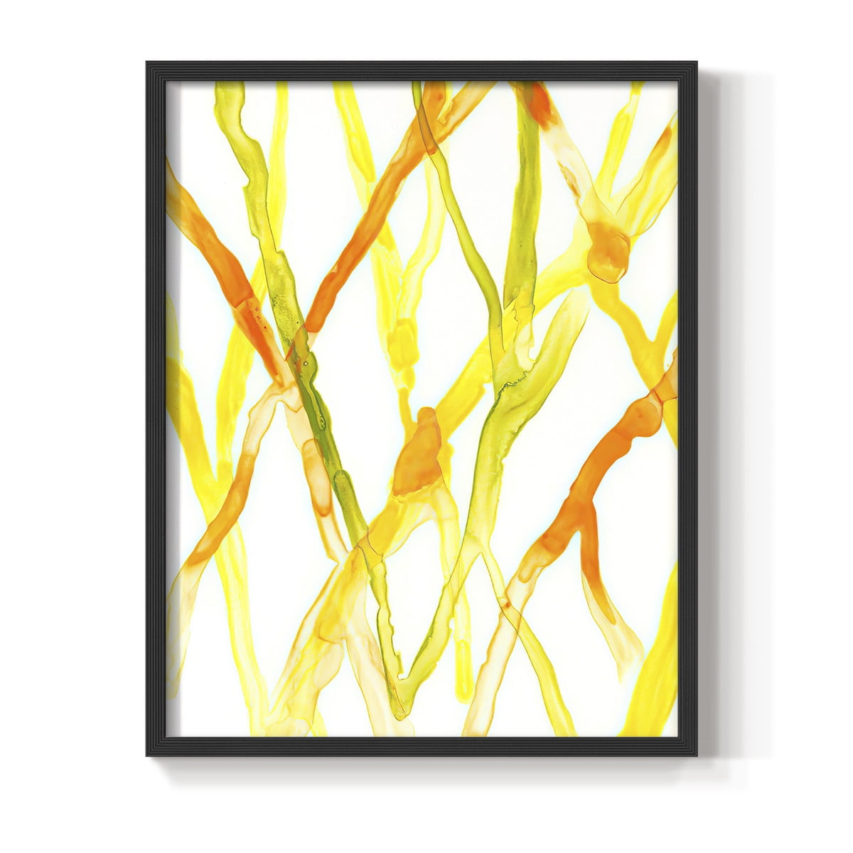 Runnel III Framed Print in Black Solid Wood Framed Print No Nail ...