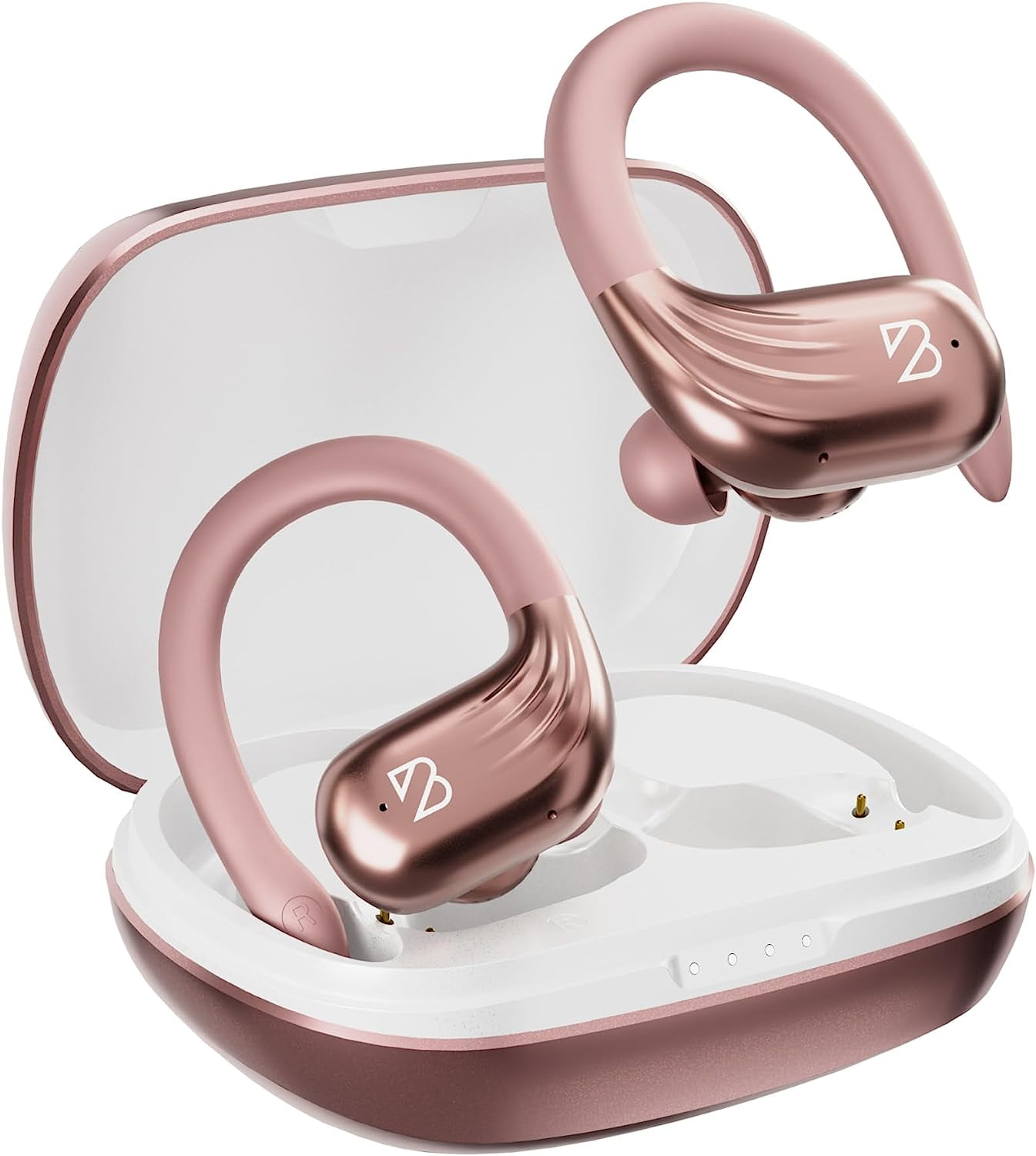 Back Bay Audio Wireless Running Earbuds, Rose Gold, Over Ear Hooks ...