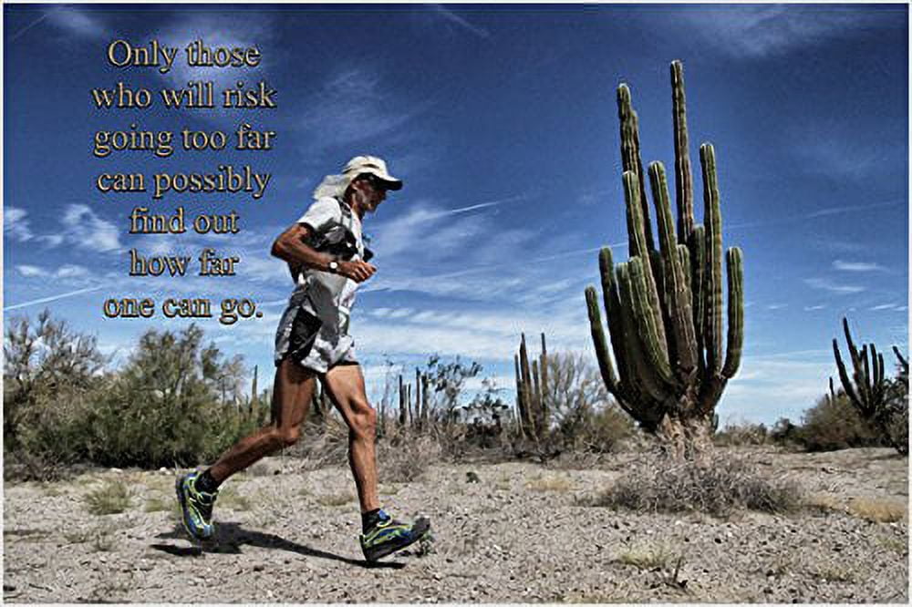 Runner Dessert Terrain Body Image Motivational Poster 20x30 Self ...