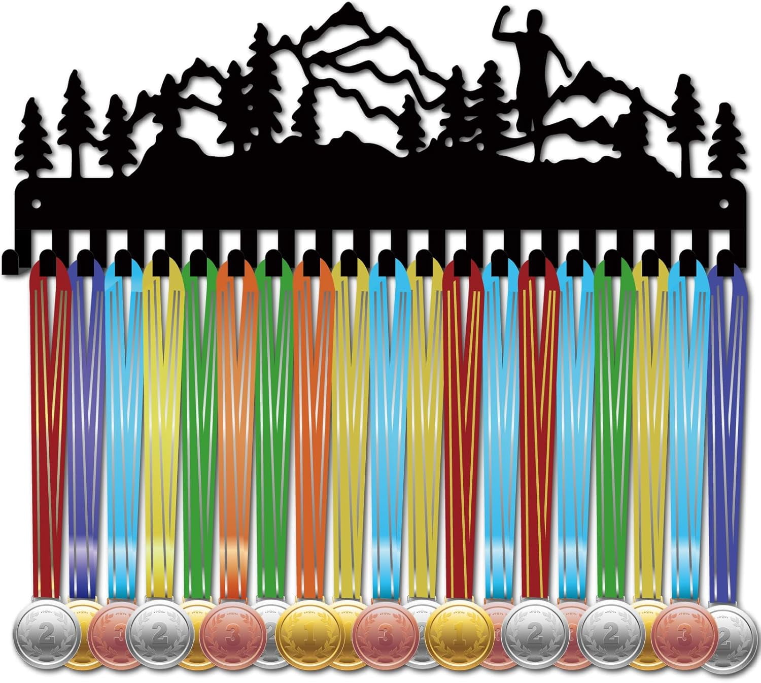 Runner Medal Holder Medal Hanger Display Rack Sports Medal Hanging ...