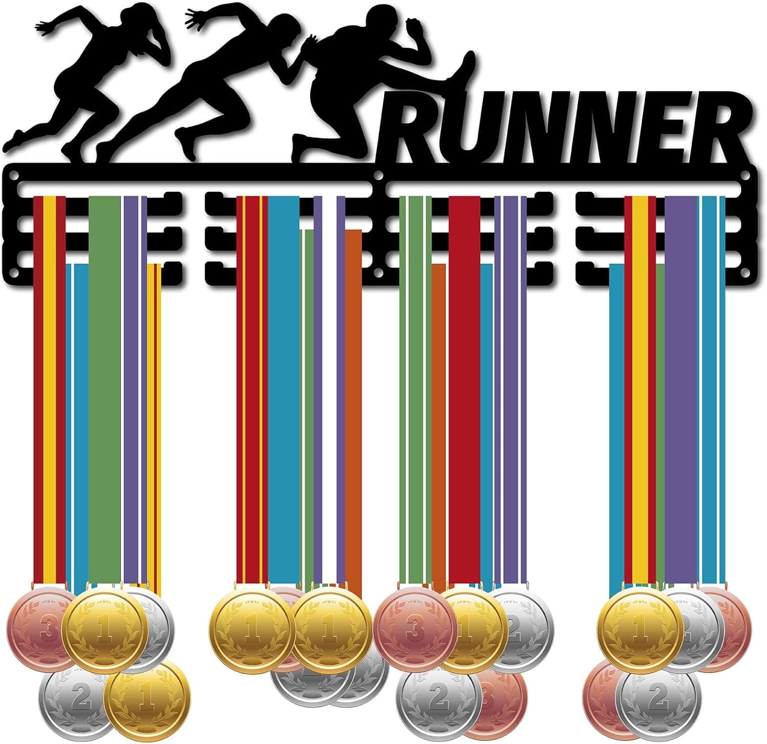 Runner Medal Holder Running Medal Hanger Display Rack Sports Metal ...