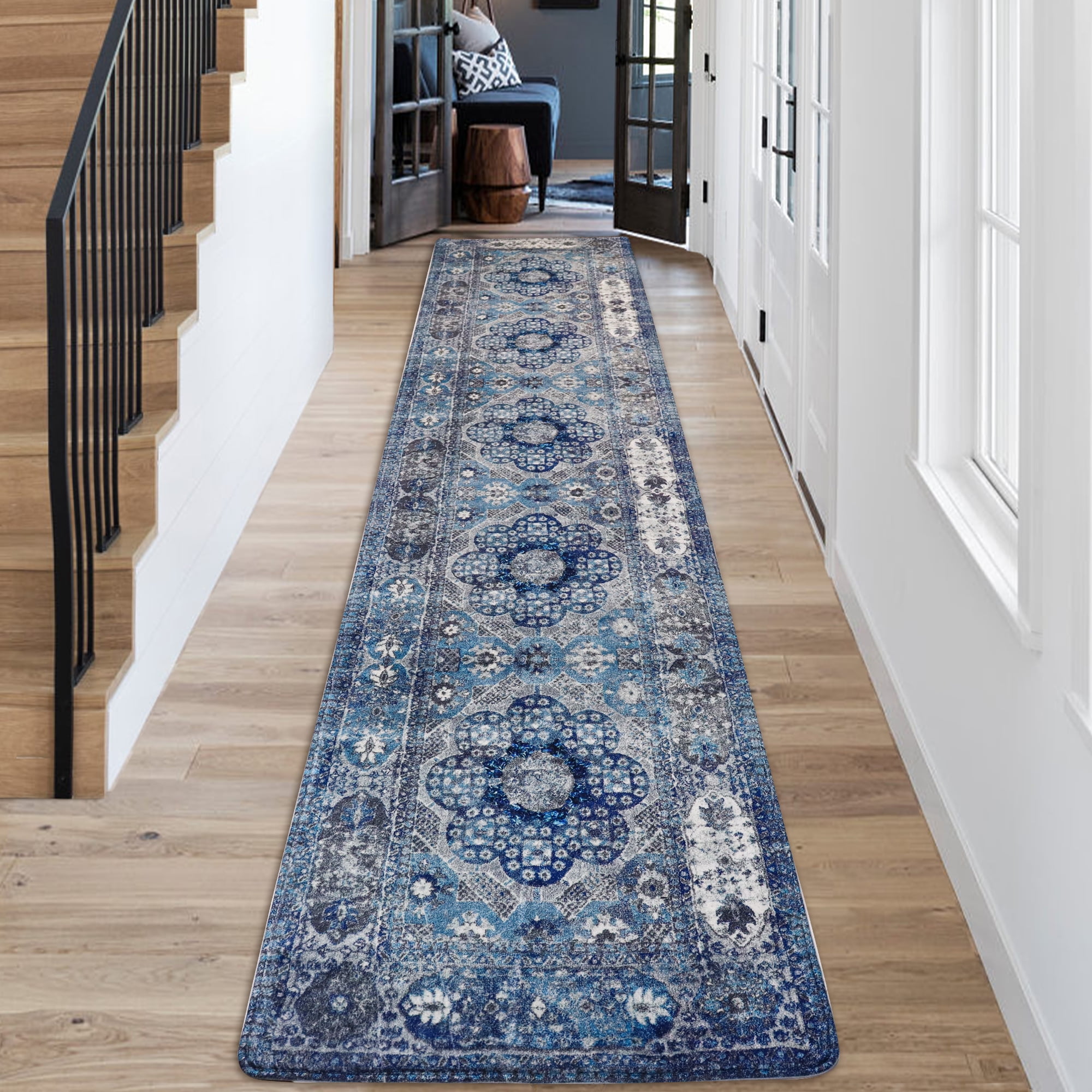 Nezuko Runner Rug 2x10 ft Bohemian Area Rug Washable & Durable Material ...