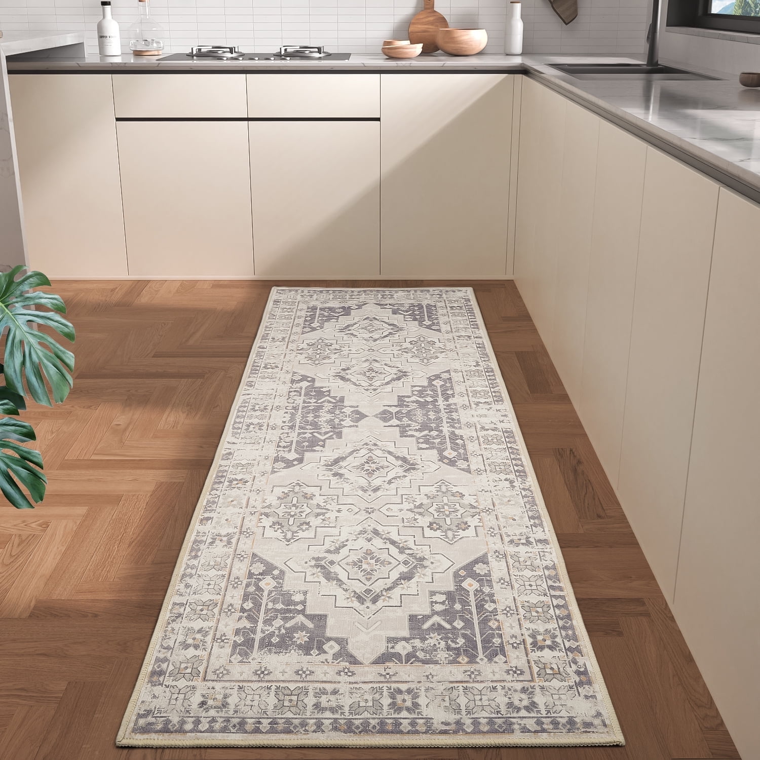 Hallway Runner Rug for Kitchen, 20"x59" Washable Running Rugs GPED Non ...