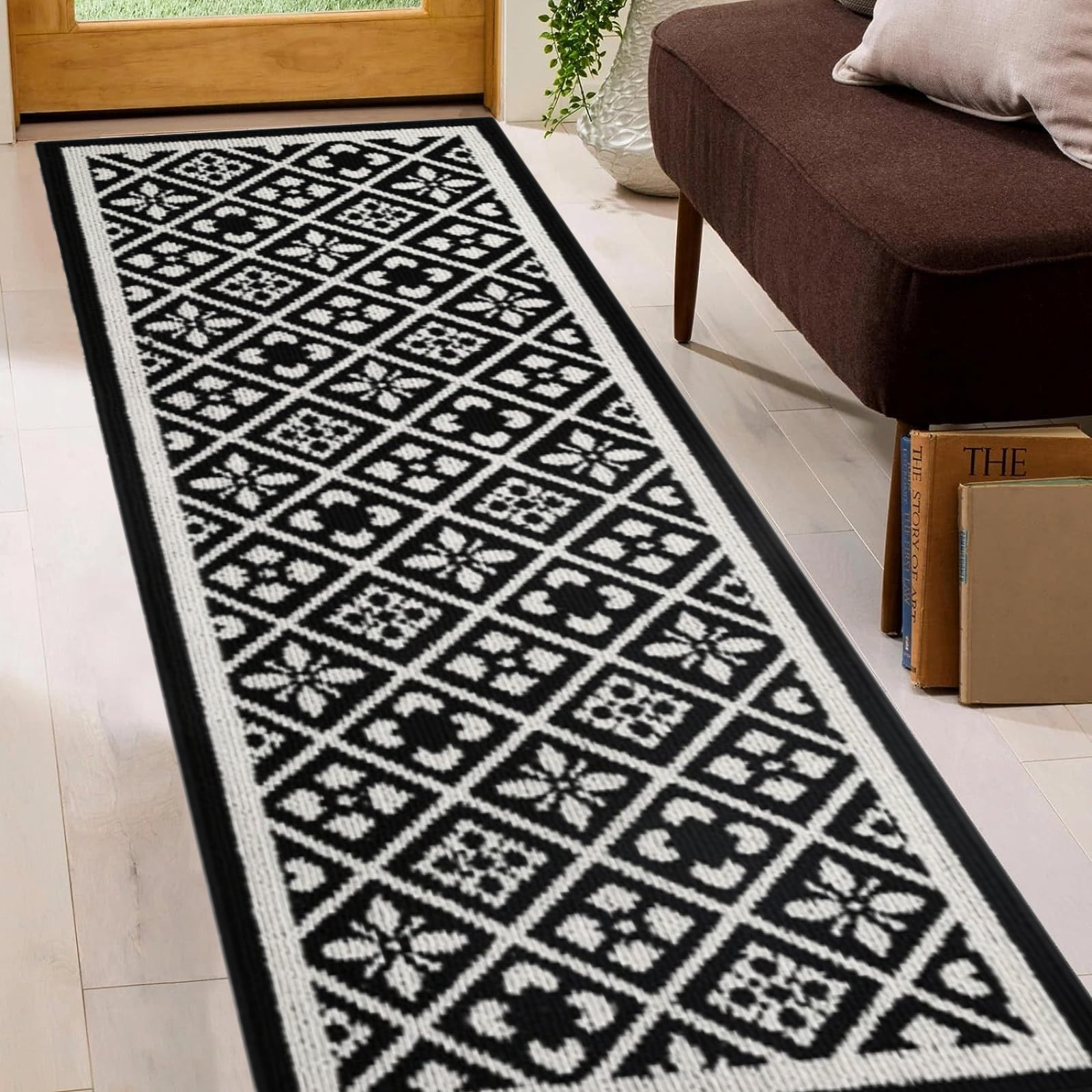 Runner Rug, Yamaziot 2'x6' Carpet Runner Rugs for Hallways, Laundry ...