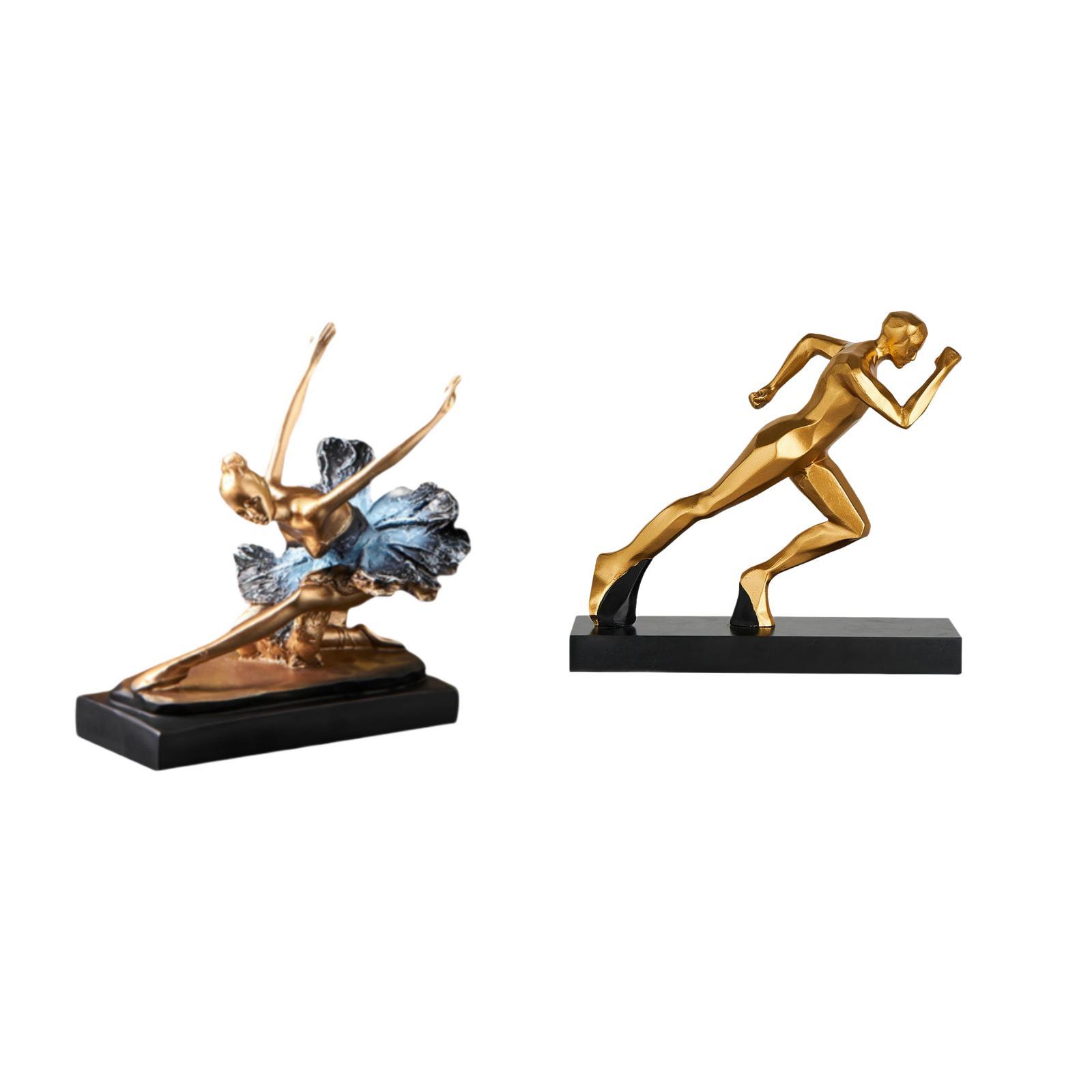 Runner Statue Ballet Dancer Figurine Character Art Resin Construction ...