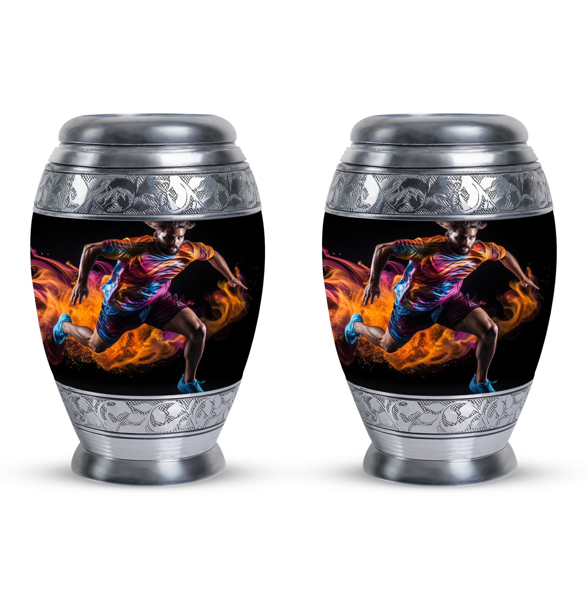 Runner Urn For Adult Ashes, Small Urn Decorations - Adult Cremation ...