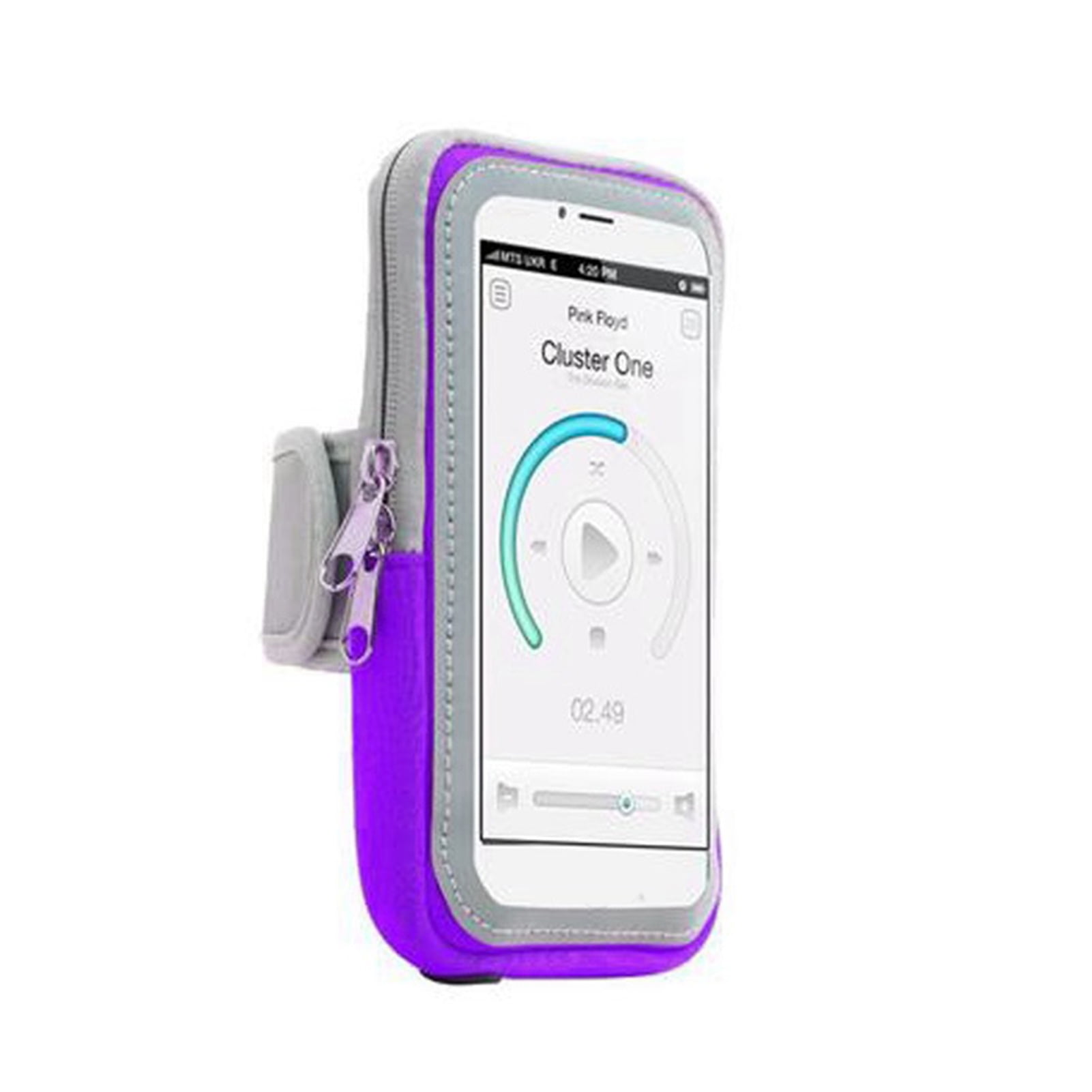 Running Arm Bag High Capacity Double Zippers Earphone Jack Touch Screen ...