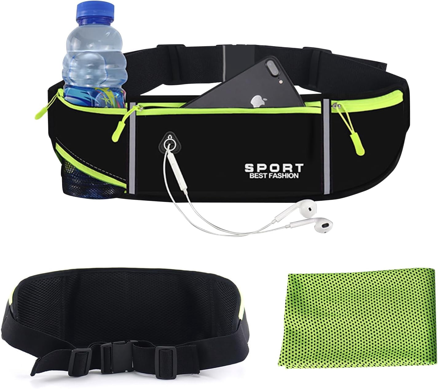 Running Belt Waist Pack Bag,Multifunction Running Bag - Running Belt ...