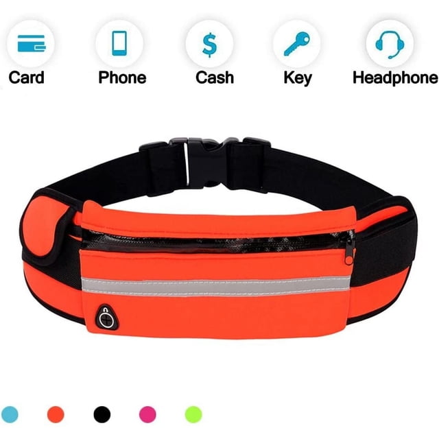 Running Belt Waist Pack, Water Resistant Waist Bag, Sports Fanny Pack ...
