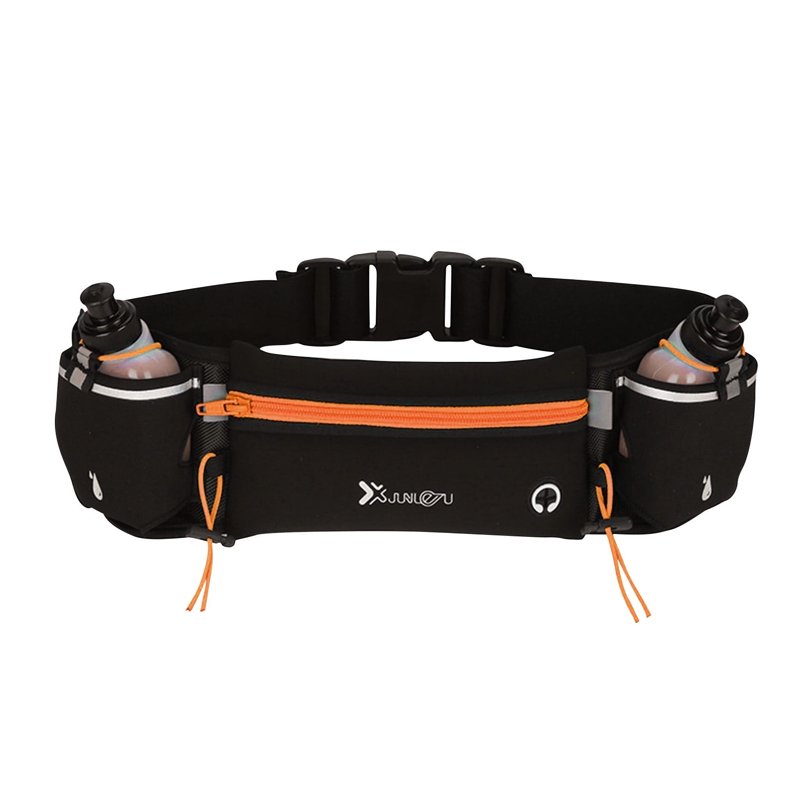 Running Belt with Water Bottles, Hydration Belt Waterproof Waist Pack ...