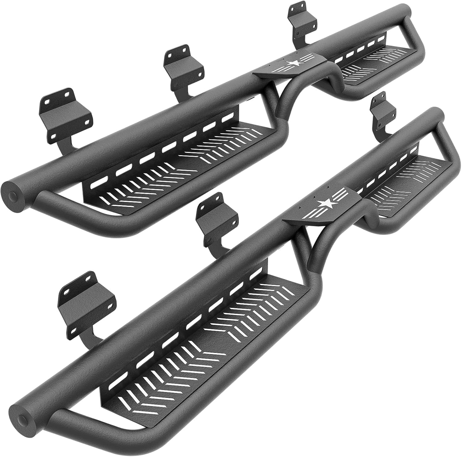 Running Board Side Steps SuperCrew Cab Compatible for 2015-2025 Ford ...