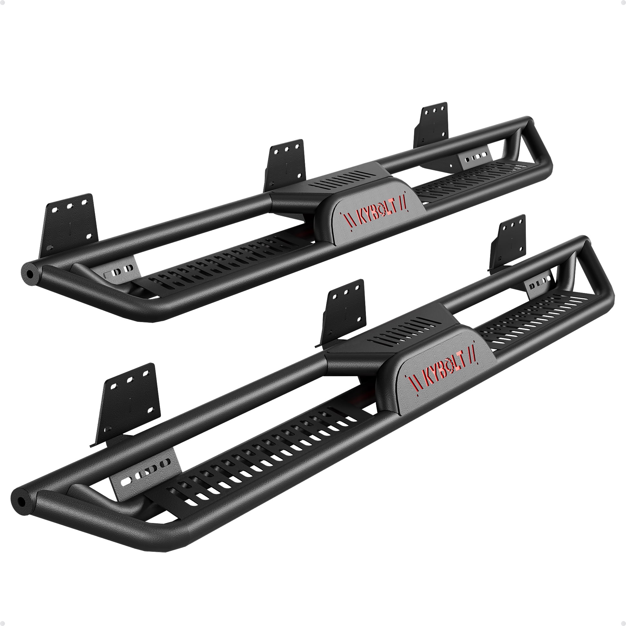Running Boards 6.5 Inches with Two Stairs Design Compatible with 2019 ...