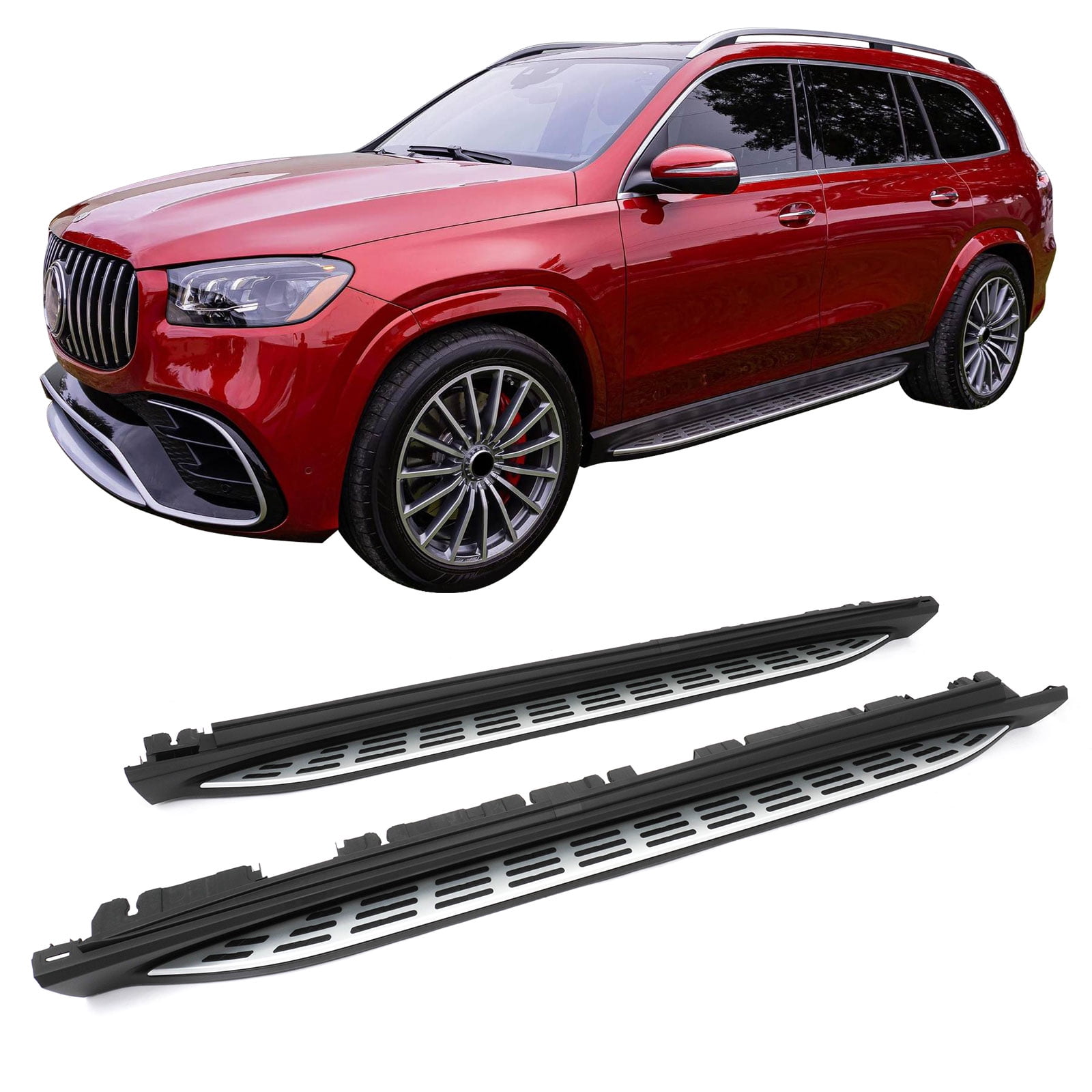 Running Boards, Compatible with 2020-2026 Mercedes-Benz X167 GLS450 ...
