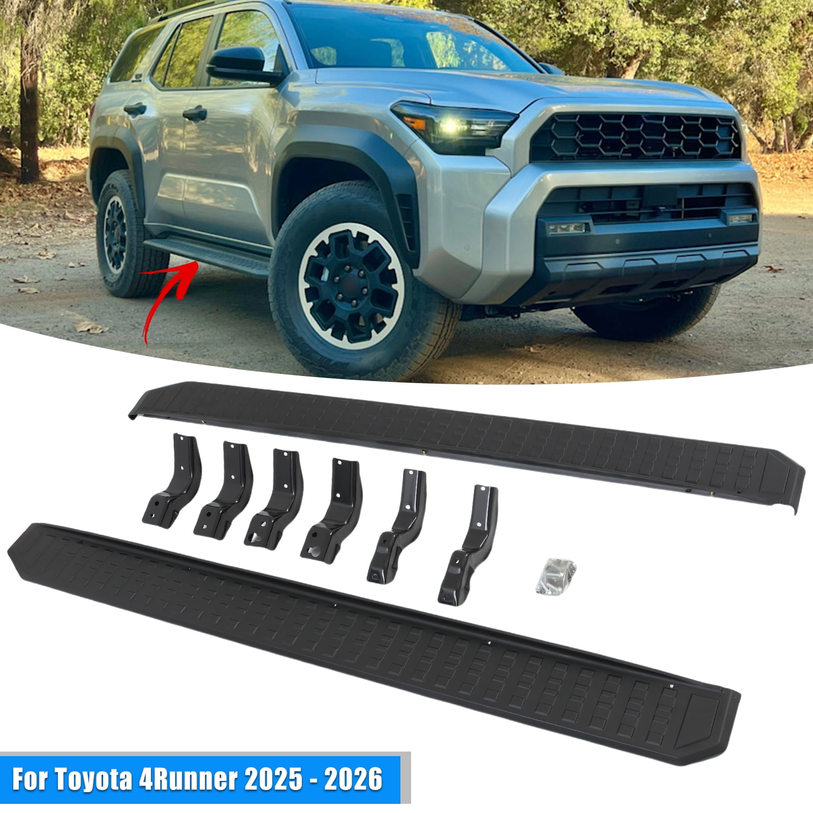 Running Boards Compatible with Vehicle 2025-2026 Toyota 4Runner Side ...