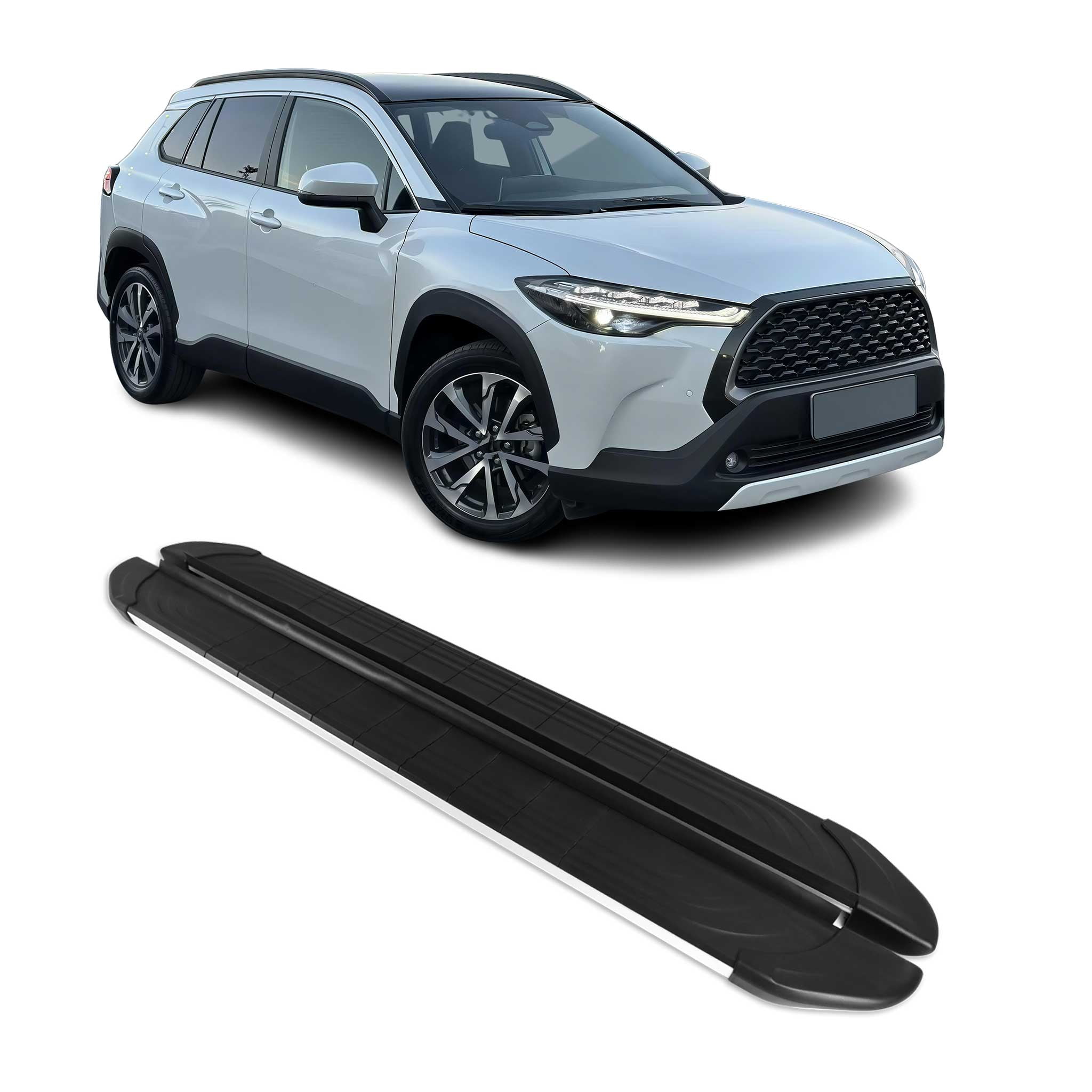 Running Boards Side Step Nerf Bars for Toyota Corolla Cross 2022-2026 ...