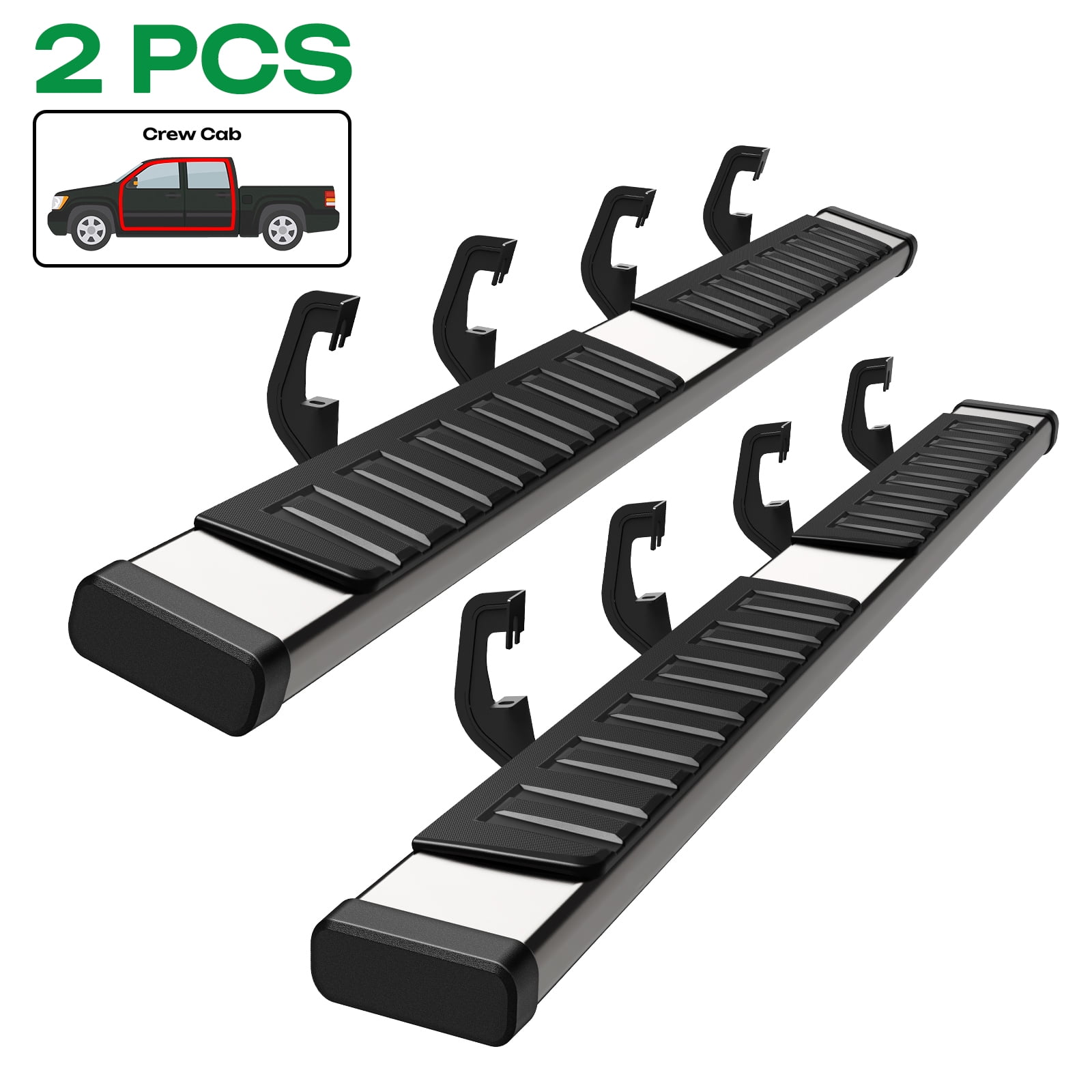 AUSUM MOTOR Running Boards 6.5" for 2007-2018 Chevy Silverado/GMC ...