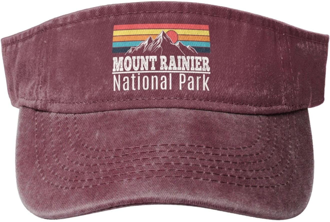 Running Cap Hiking Hats Mount Rainier National Park Beach Baseball Caps ...