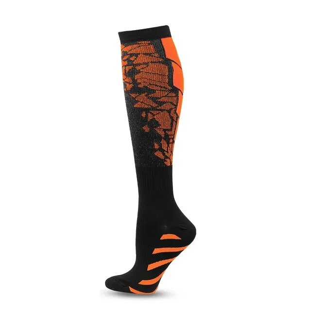 Running Compression Stockings Men Women Marathon Sports Socks Hiking ...