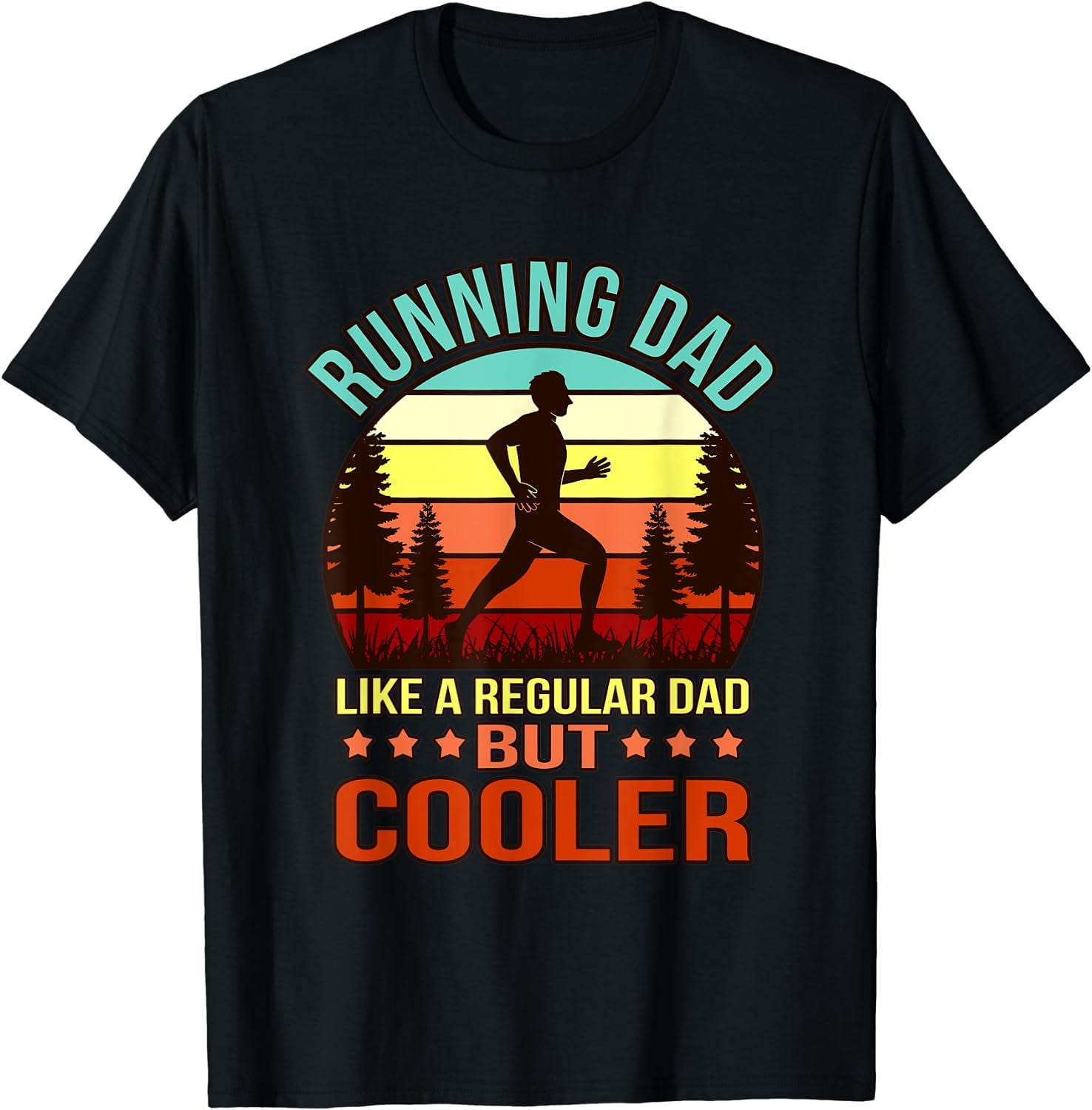 Running Dad Definition Half Marathon Runner Fitness Graphic T-Shirt ...