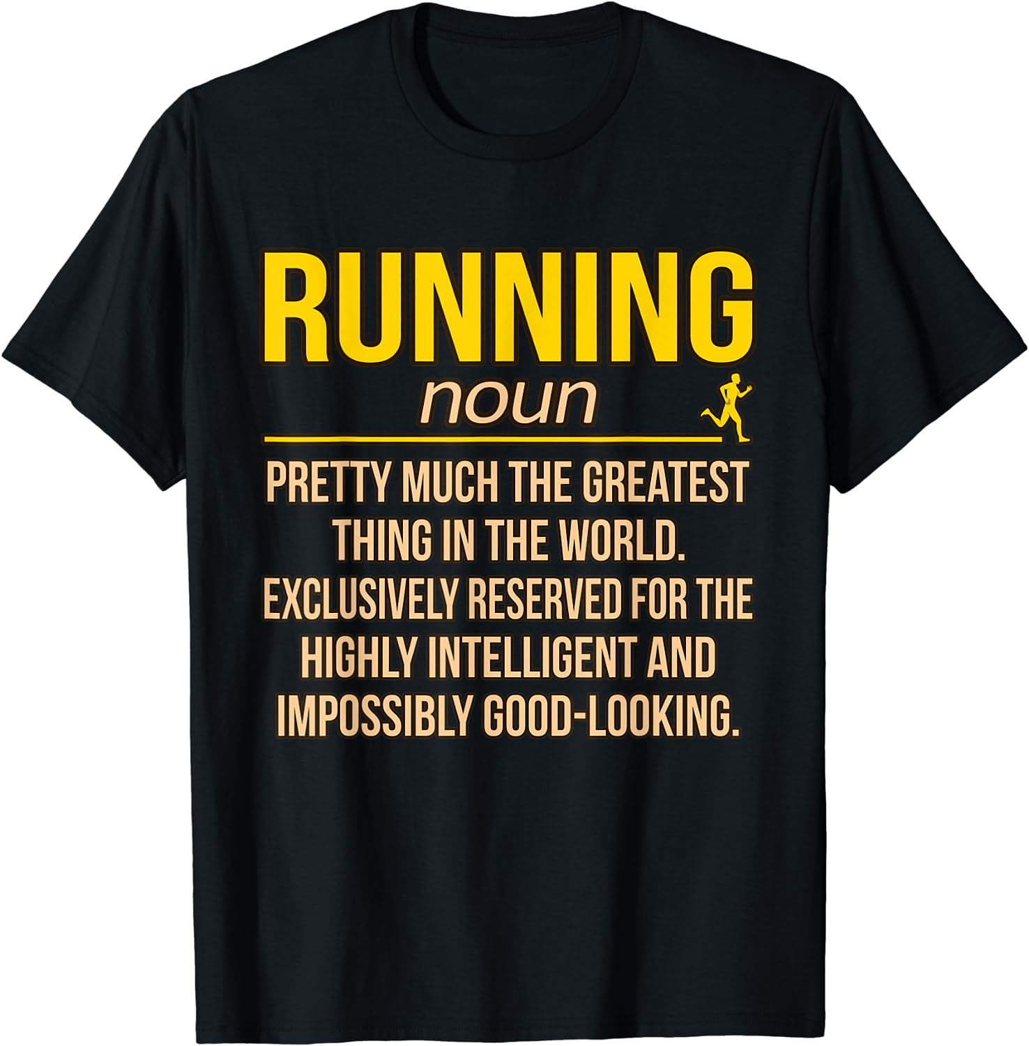 Running Definition Half Marathon Runner Fitness Graphic T-Shirt ...
