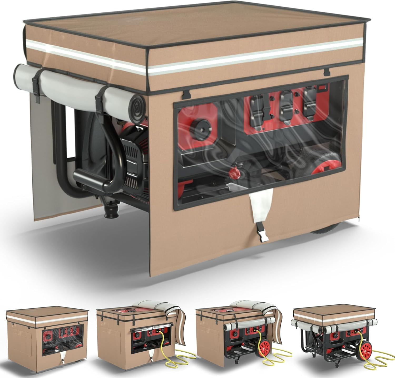 Running Generator Cover, Compatible with 3000W-5000W Generator, 28"L x ...