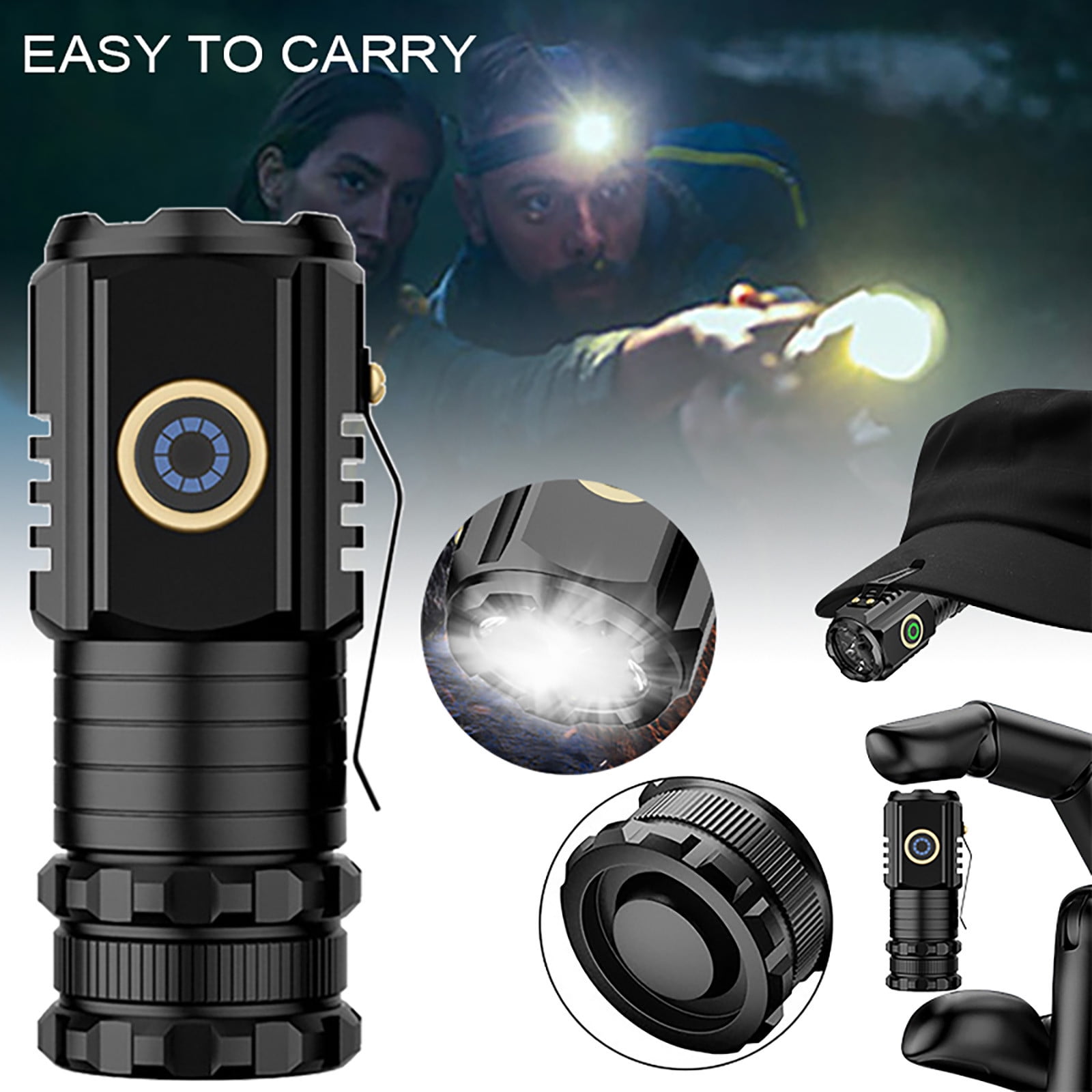 Running Headlights for Runners Rechargeable Kids Camping Compact And ...