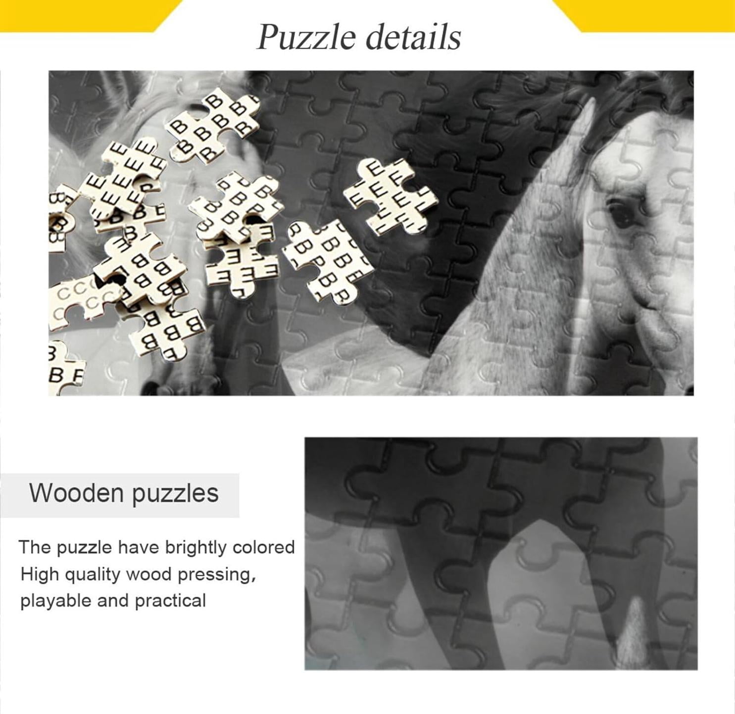 Running Horse Wooden Jigsaw Puzzles, Intellectual Entertainment ...
