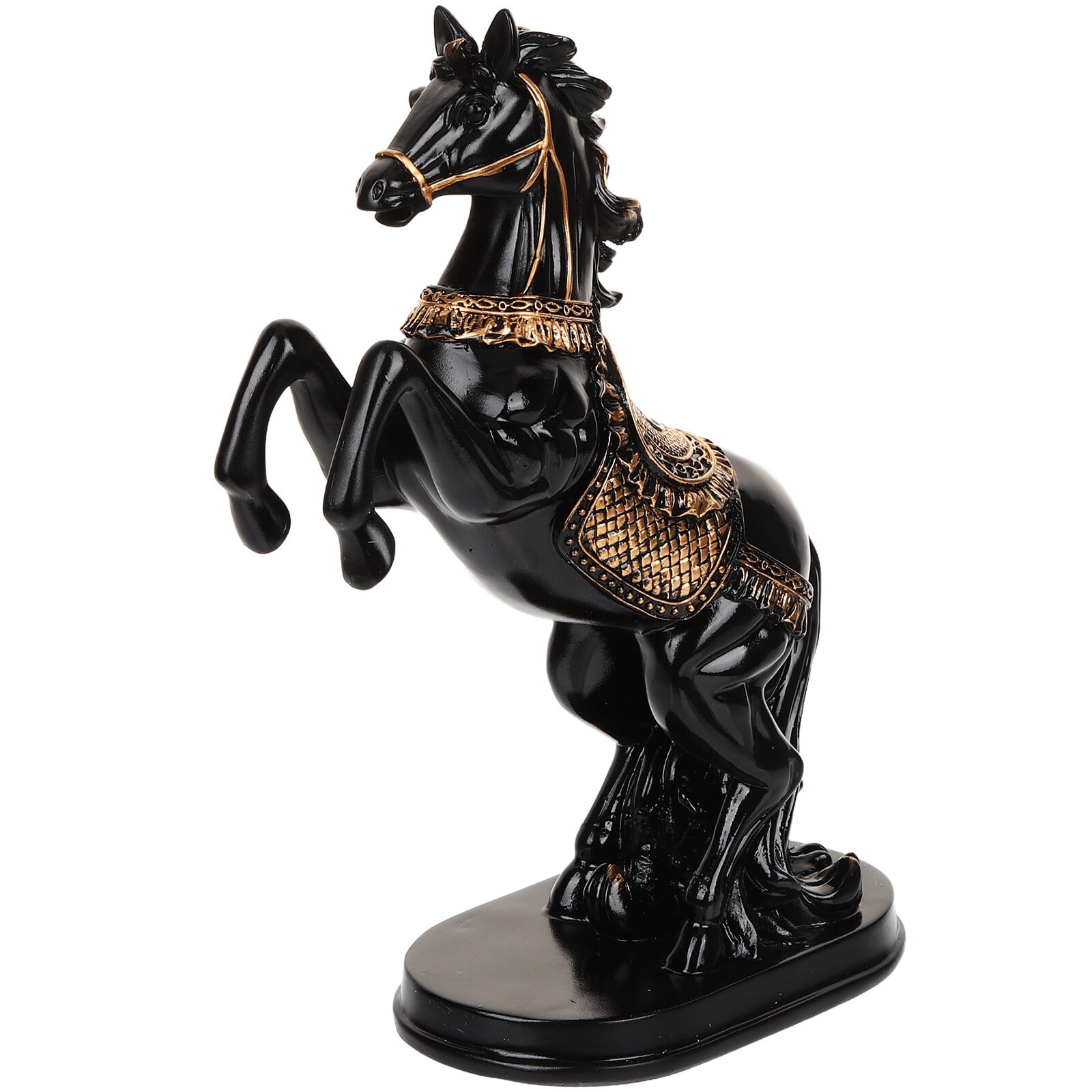 Collectible Horse Sculpture Horse Statue Desktop Horse Painted Resin ...