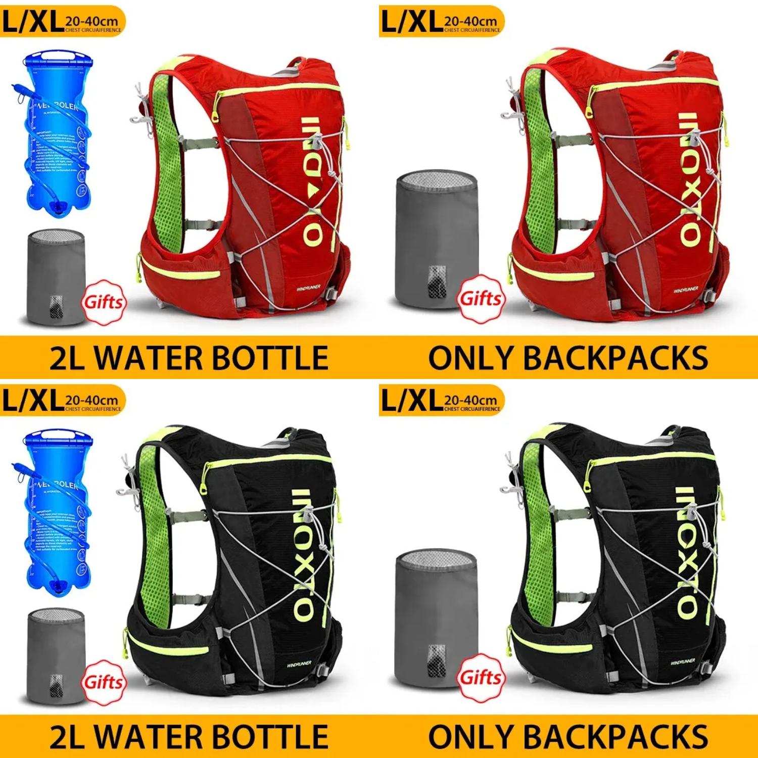 Running Hydrating Vest Backpack 8L Cycling Hydrating Backpack Hiking ...