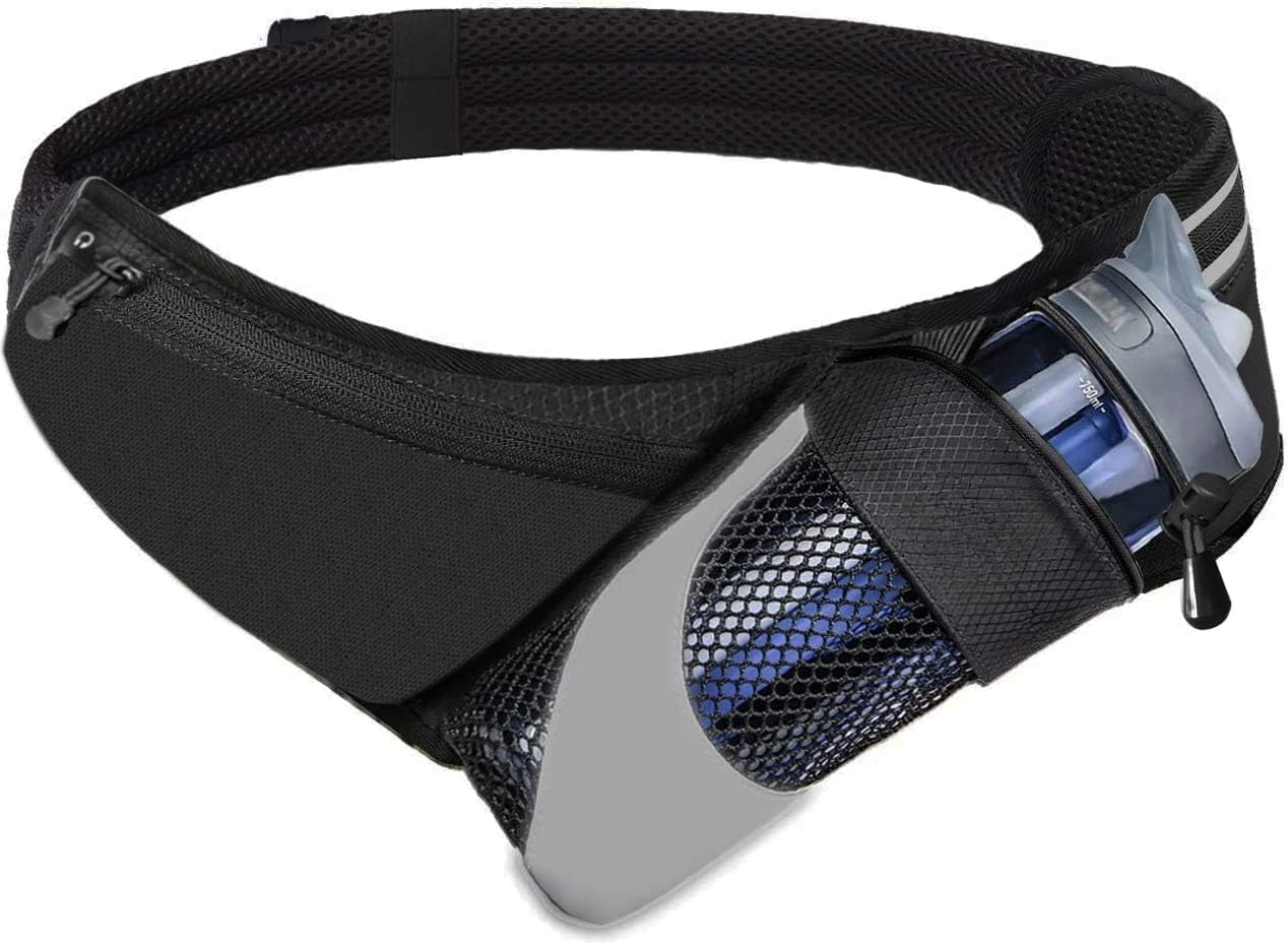 Running Hydration Belt with Water Bottle Holder,Hiking Fanny Pack for ...