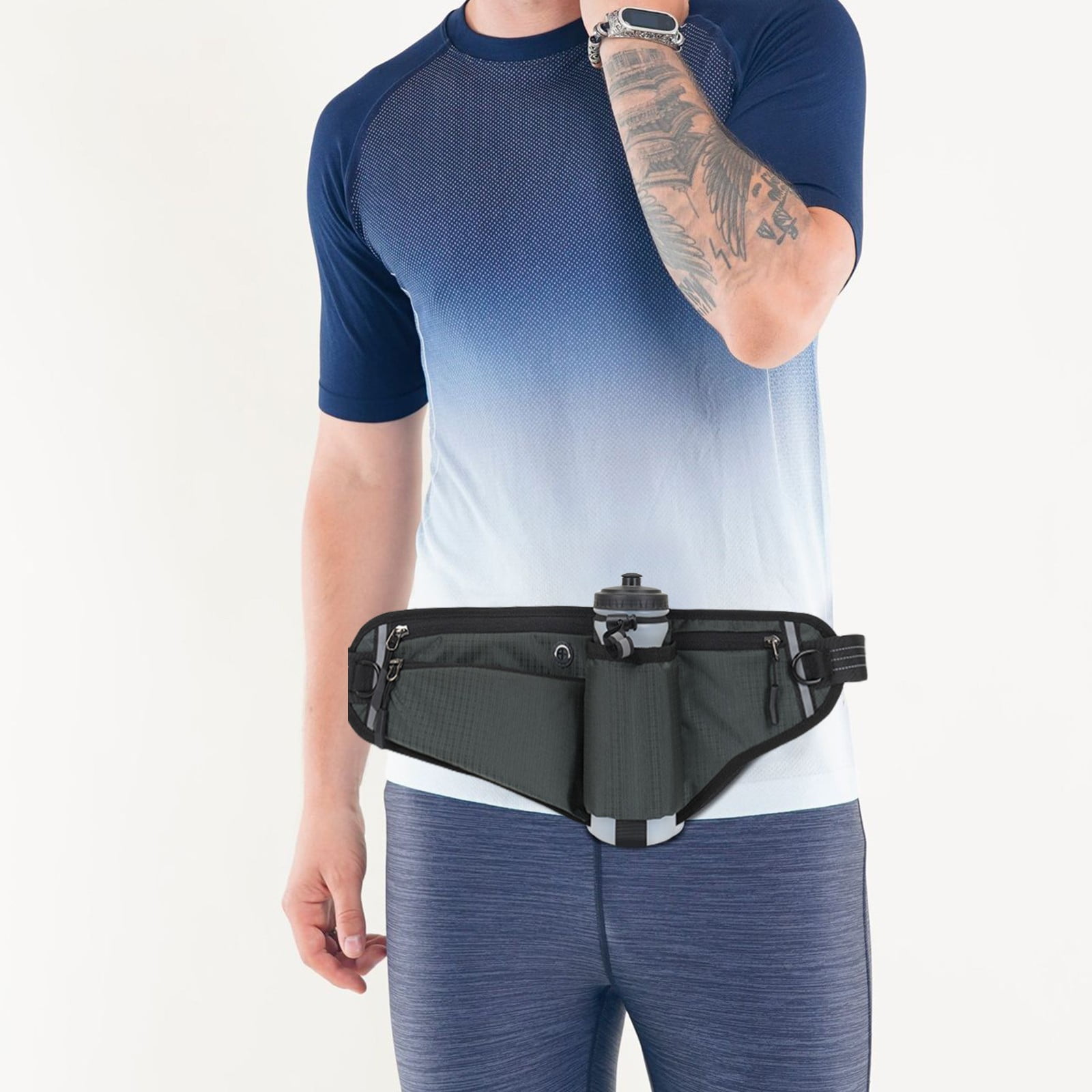 Running Hydration Pack, Adjustable Fitness Waist Bag, Large Capacity ...