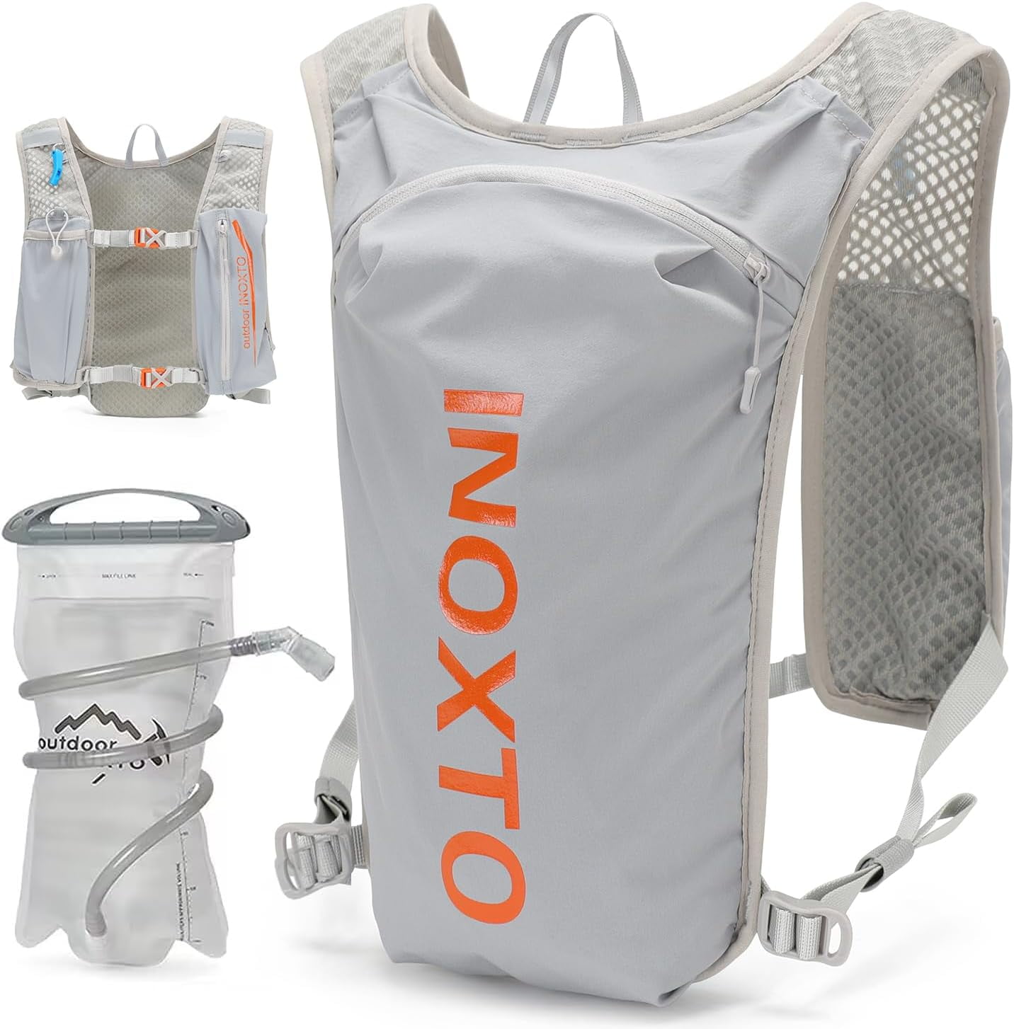 Running Hydration Vest Backpack,Lightweight Insulated Pack with 1.5L ...