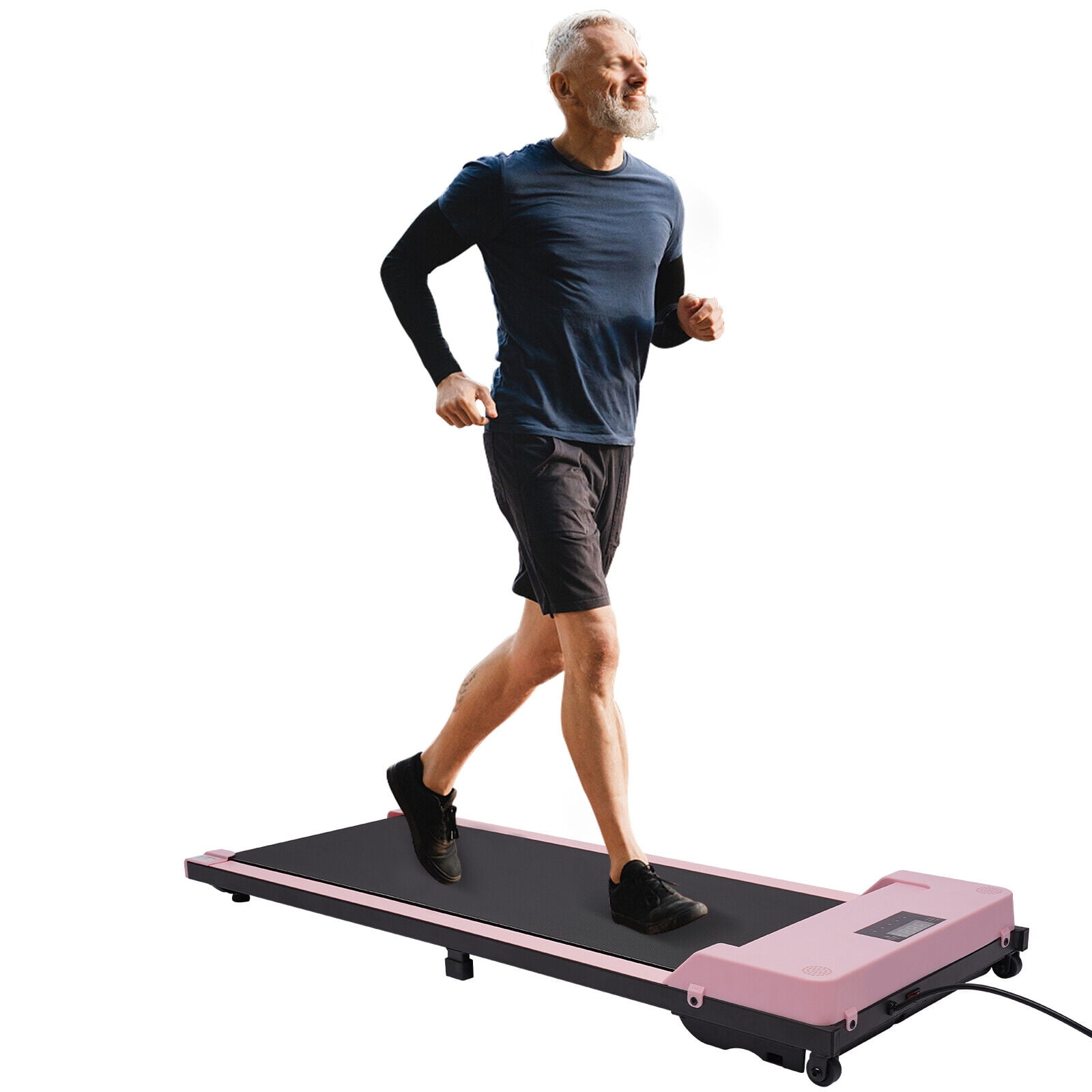 Running Jogging Treadmill, 1HP Under Desk Treadmill Walking Pad with ...