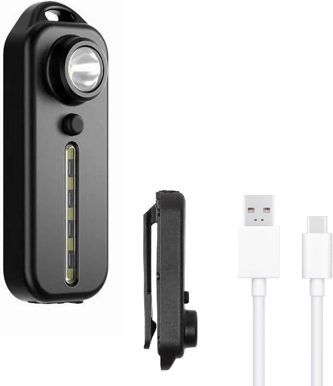 Running Light for Runners, Clip on Flashlight Rechargeable Safety Light ...