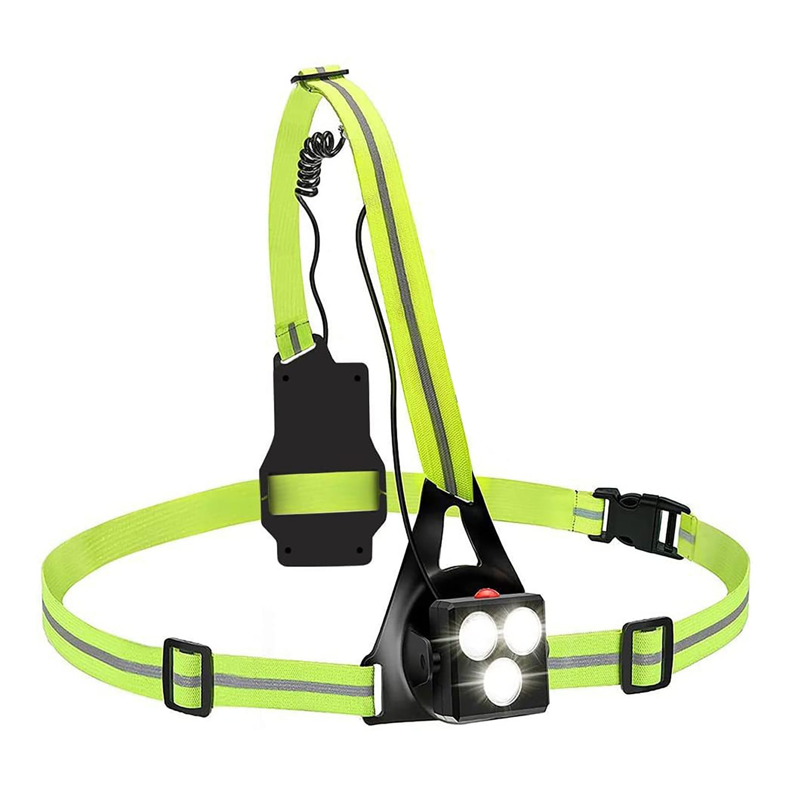 Running Lights For Runners Chest Torch Adjustable Beam With Hi Vis ...
