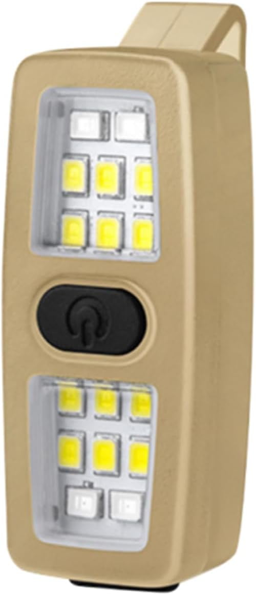 Running Lights for Runners, Rechargeable EDC Flashlight, Clip-On ...