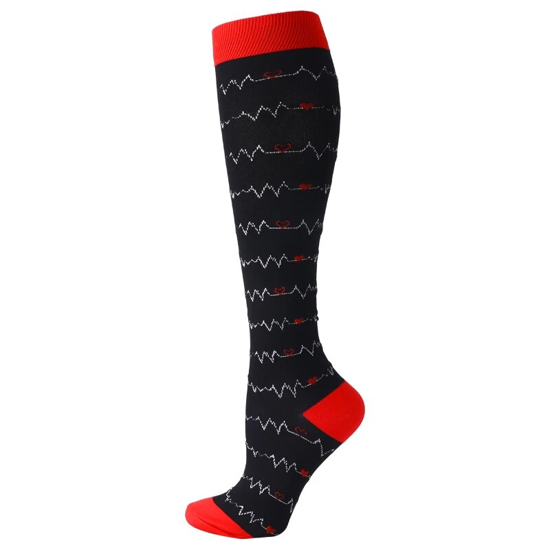 Running Marathon Compression Stockings Man Women Nurses Sport Socks Fit ...