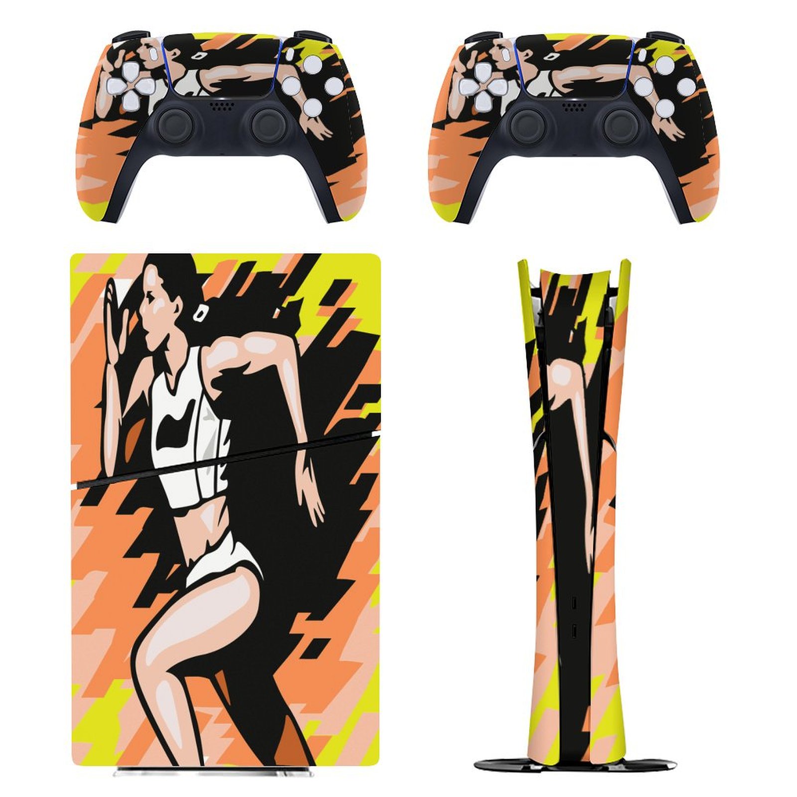 Running, Master PS5/PS5 Slim Digital Disc Skin Sticker For Console And ...