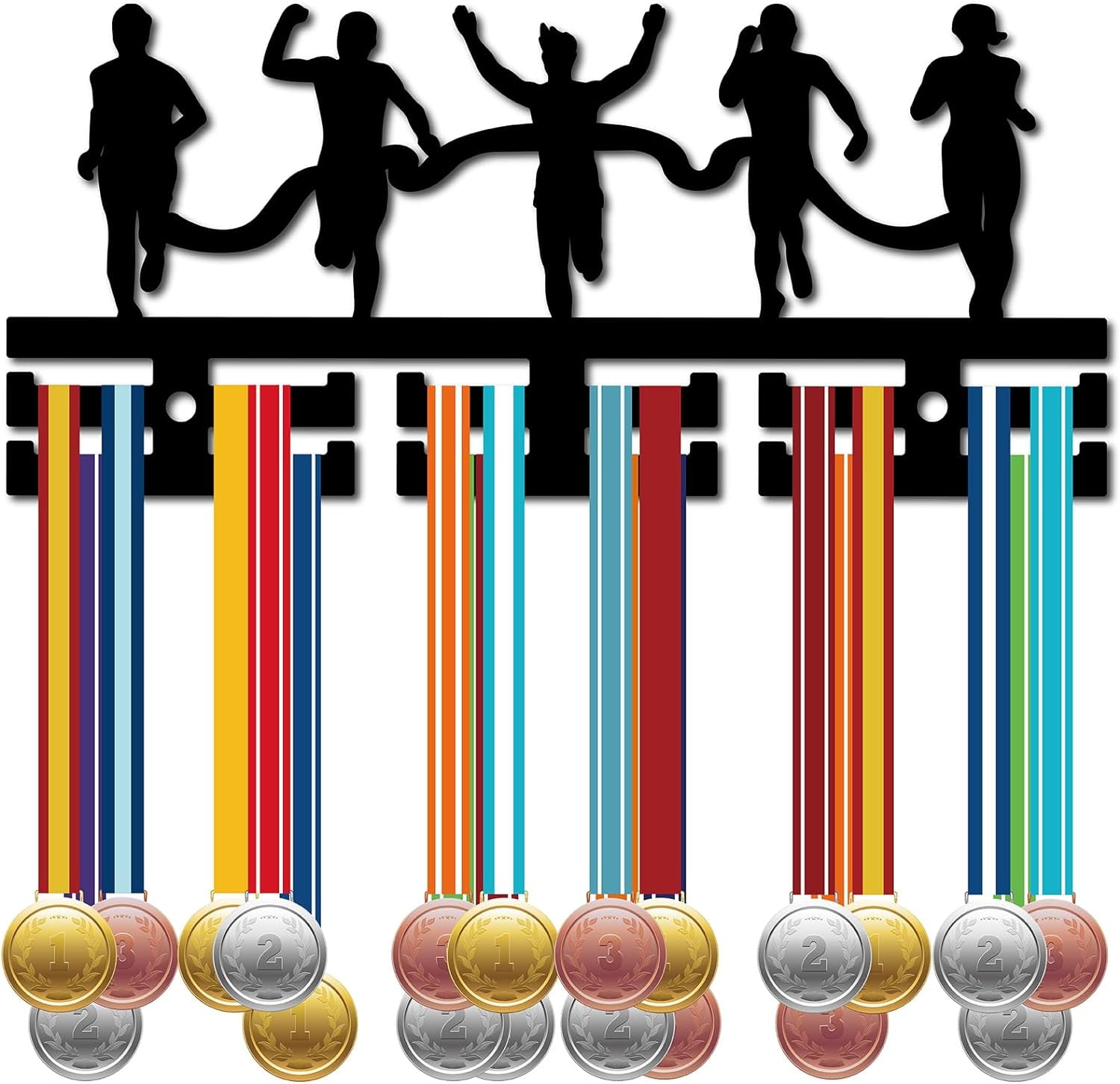 Running Medal Hanger Acrylic Display Medal Holder Rack Sports Hanging ...