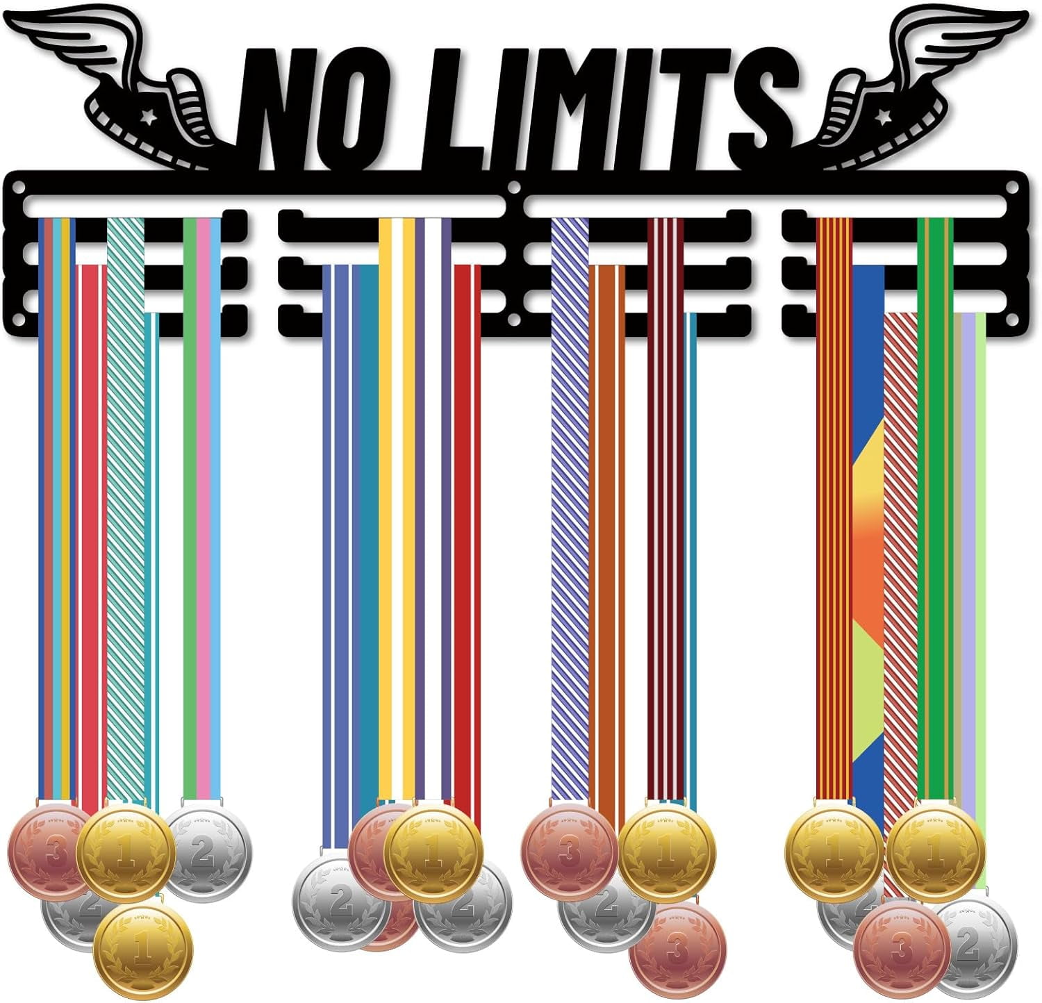 Running Medal Hanger Award Ribbon Holder Display Sports Marathon ...