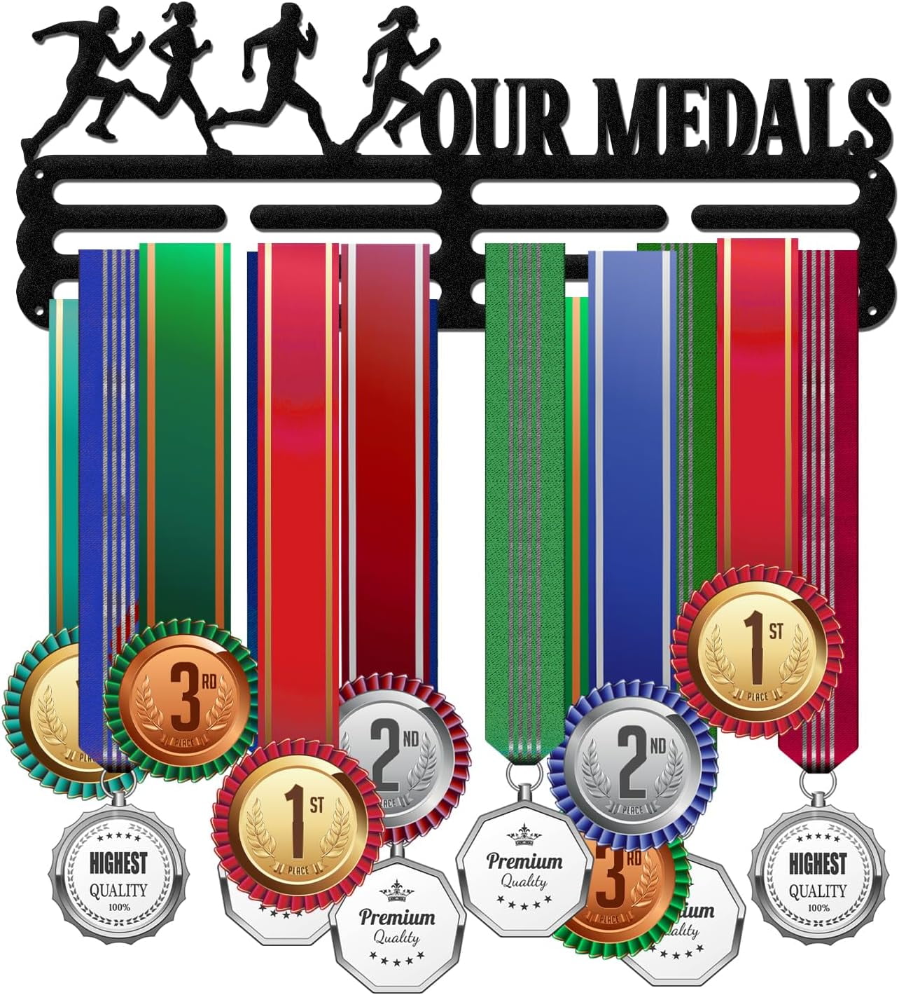 Running Medal Hanger Display Multiple Racing Wall Medal Holder Medal ...