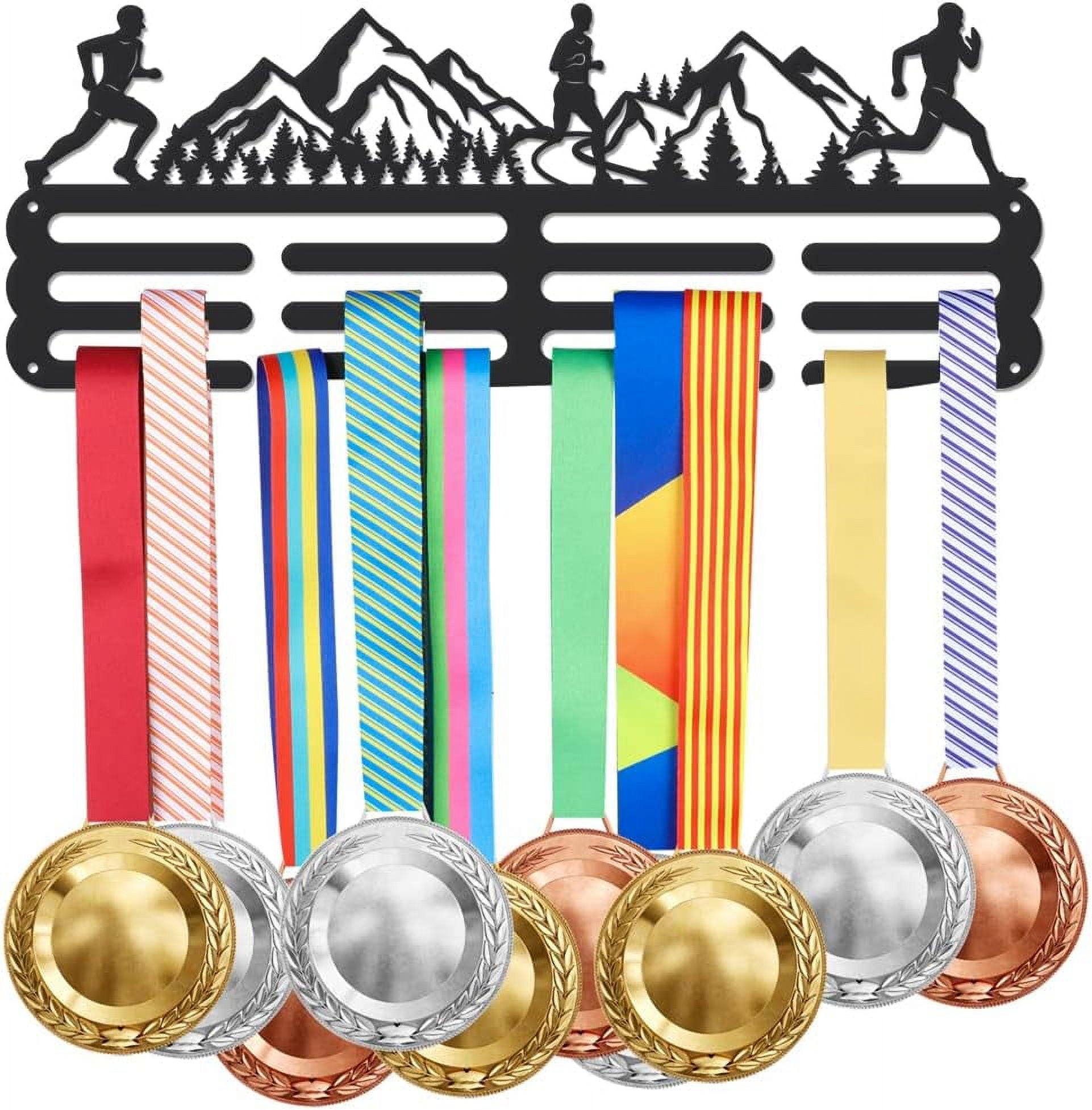 Running Medal Hanger Display Park Run Sports Medals Display Rack for 60 ...